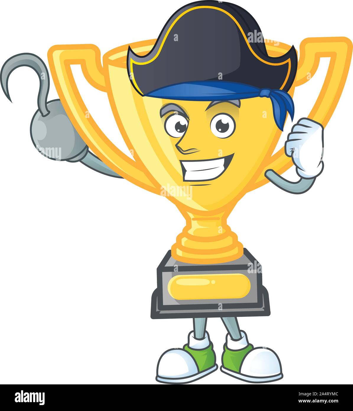 Pirate gold trophy cup for award prize Stock Vector Image & Art - Alamy