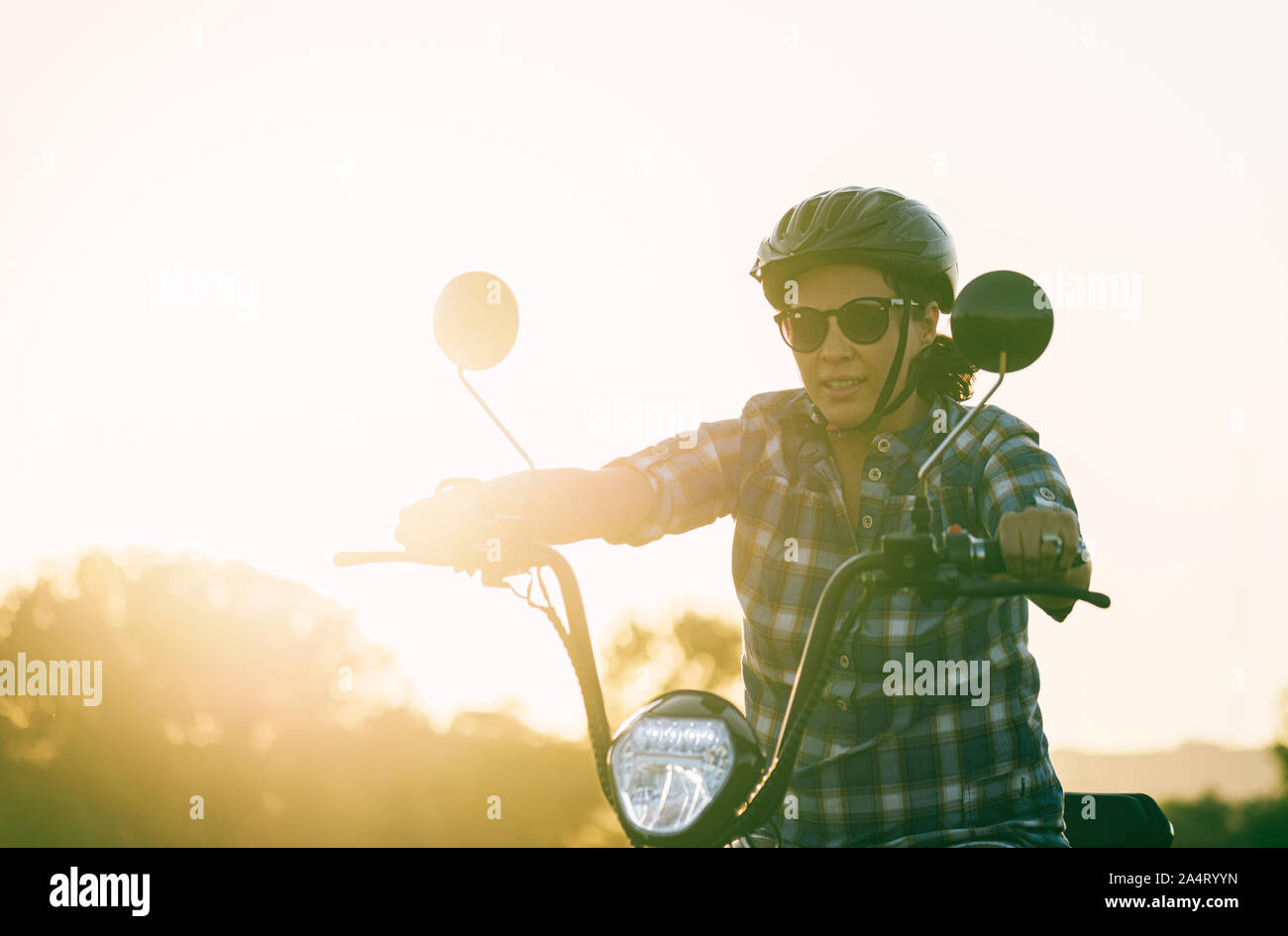 Motorized bicycle hi-res stock photography and images - Alamy