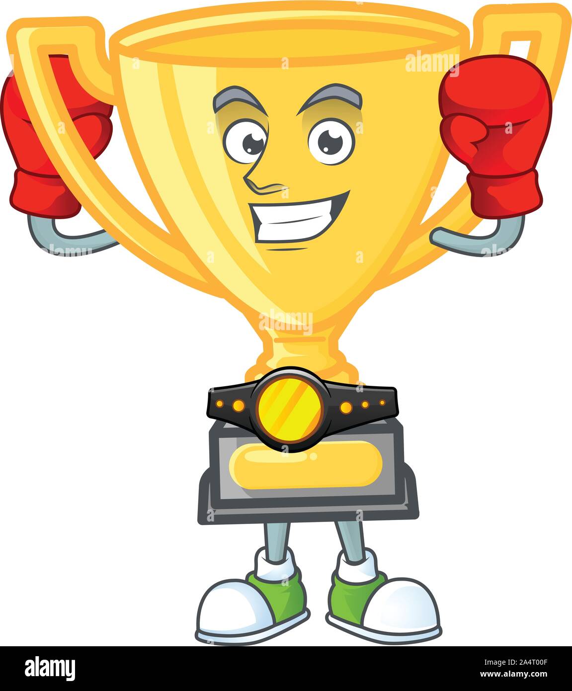 Boxing gold trophy cup for award prize Stock Vector Image & Art - Alamy