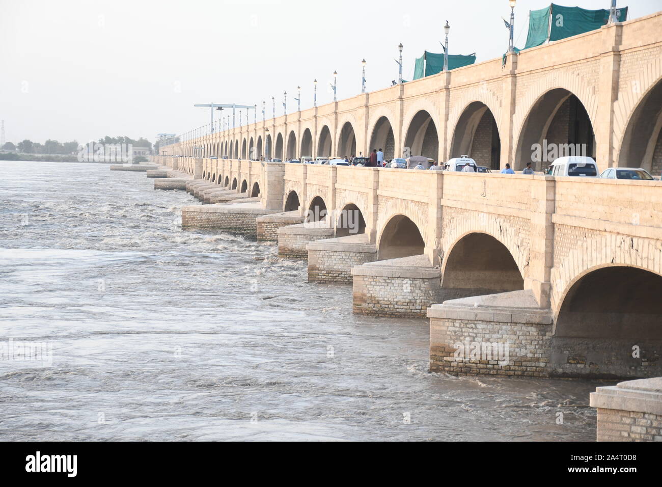 Sukkur Barrage at River Indus Stock Photo - Alamy