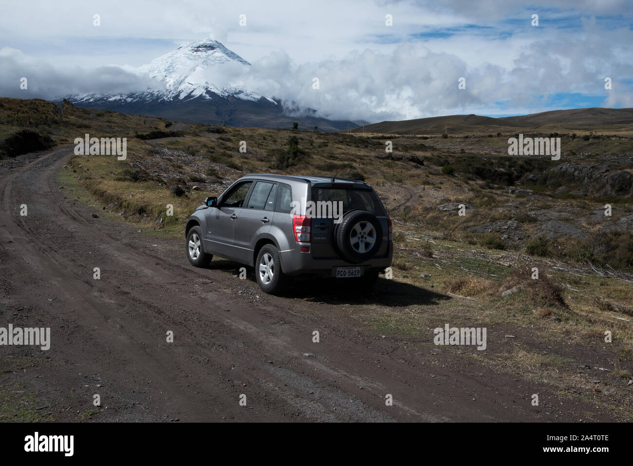 Cotopaxi volcano road hi-res stock photography and images - Alamy