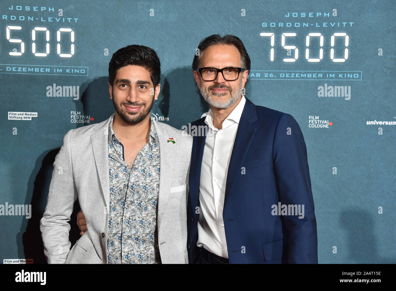Cologne, Germany. 14th Oct, 2019. The actor Passar Hariky, and l-r ...