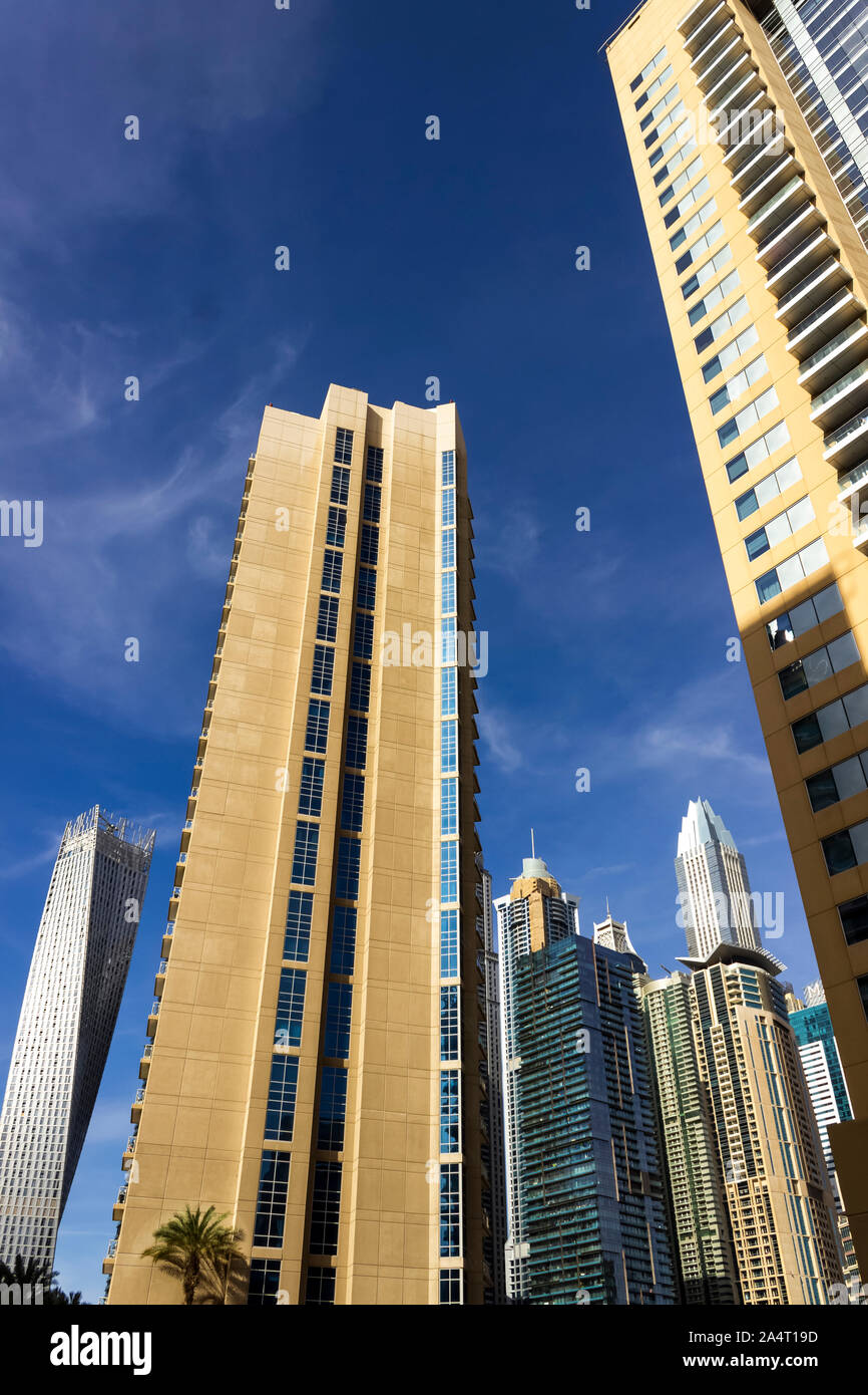 Elements of modern urban architecture in Dubai Stock Photo - Alamy