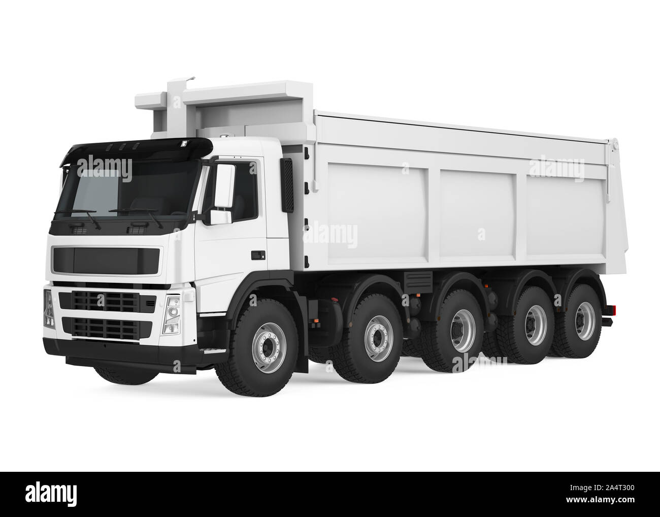 Tipper Dump Truck Isolated Stock Photo - Alamy