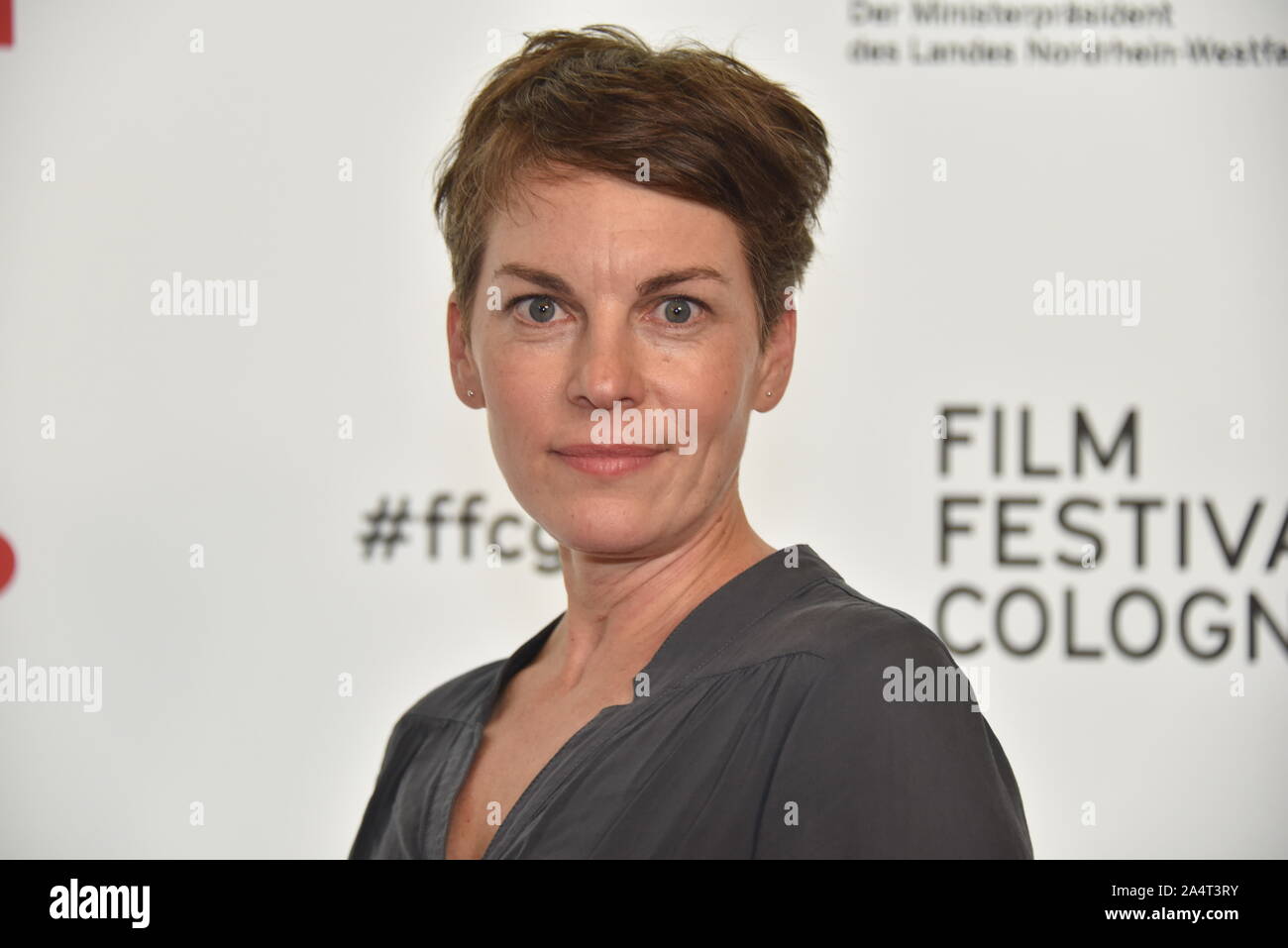 Cologne, Germany. 15th Oct, 2019. The actress Victoria Mayer comes to ...