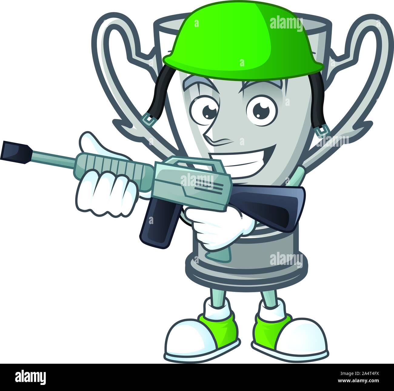 Army silver trophy for the second winner Stock Vector Image & Art - Alamy