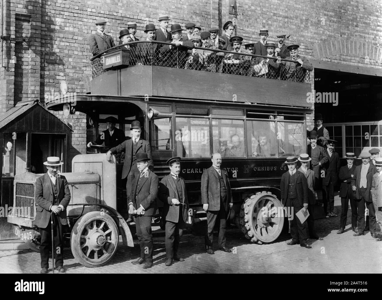 Daimler bus Black and White Stock Photos & Images - Alamy