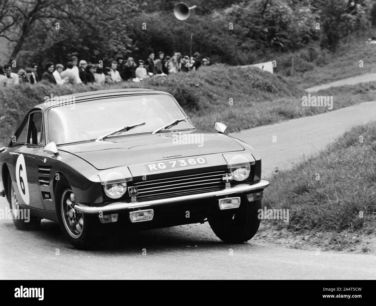 Trident Clipper, Sandy Gibb at Gurston Down 1971 Stock Photo - Alamy