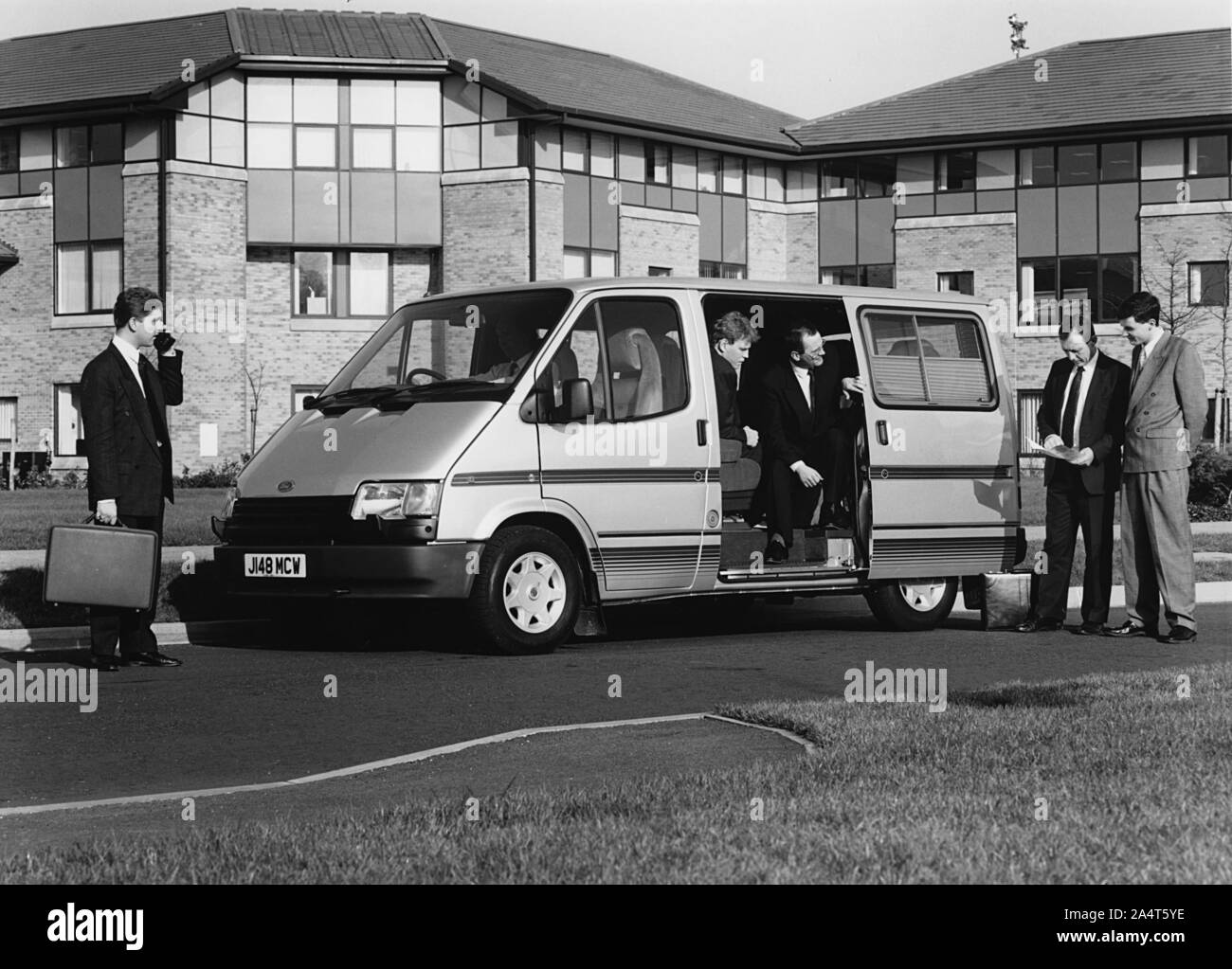 1991 Ford Transit V.I.P. minibus with Indiana conversion Stock Photo ...
