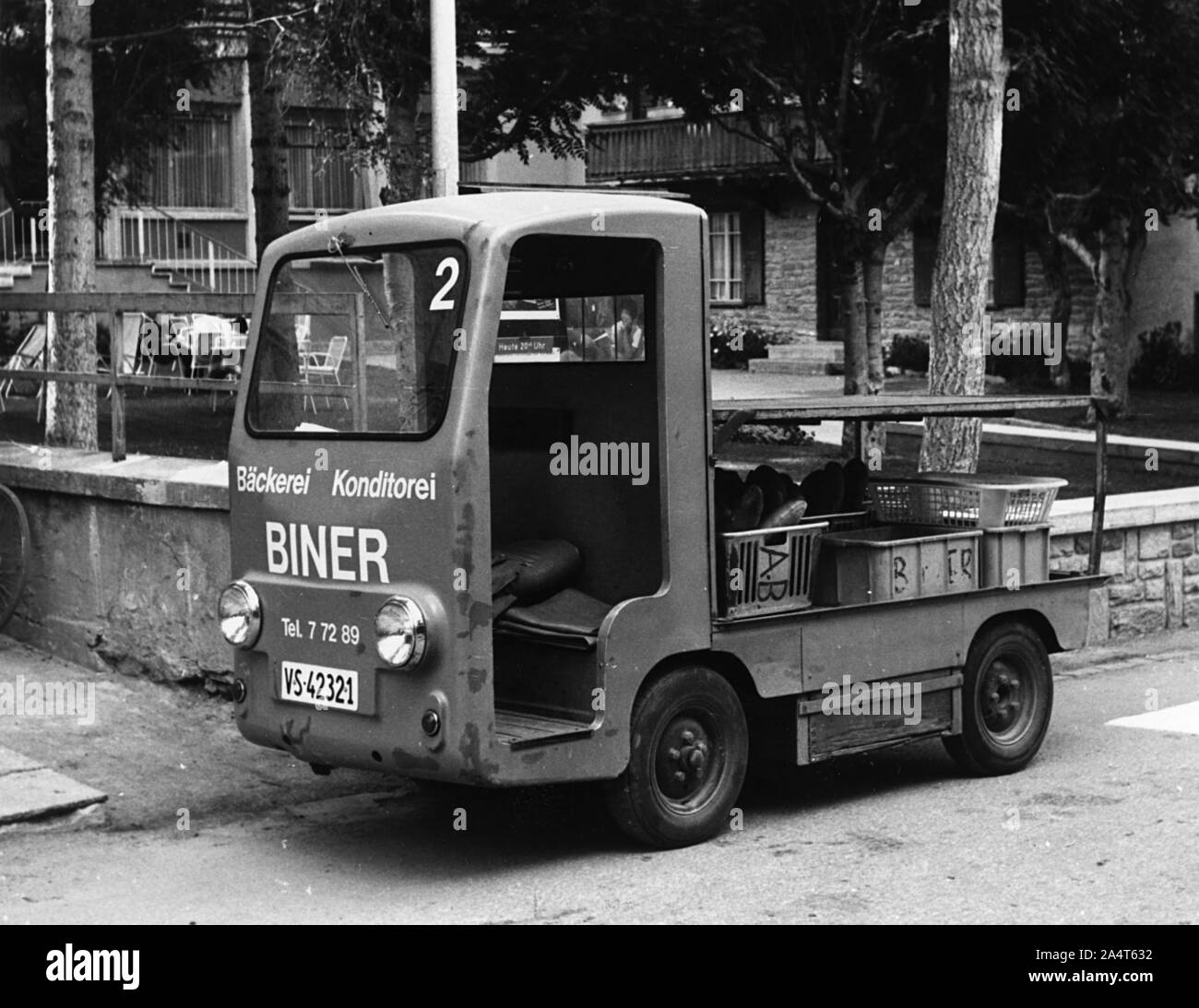 Harbilt 760 electric van Stock Photo - Alamy