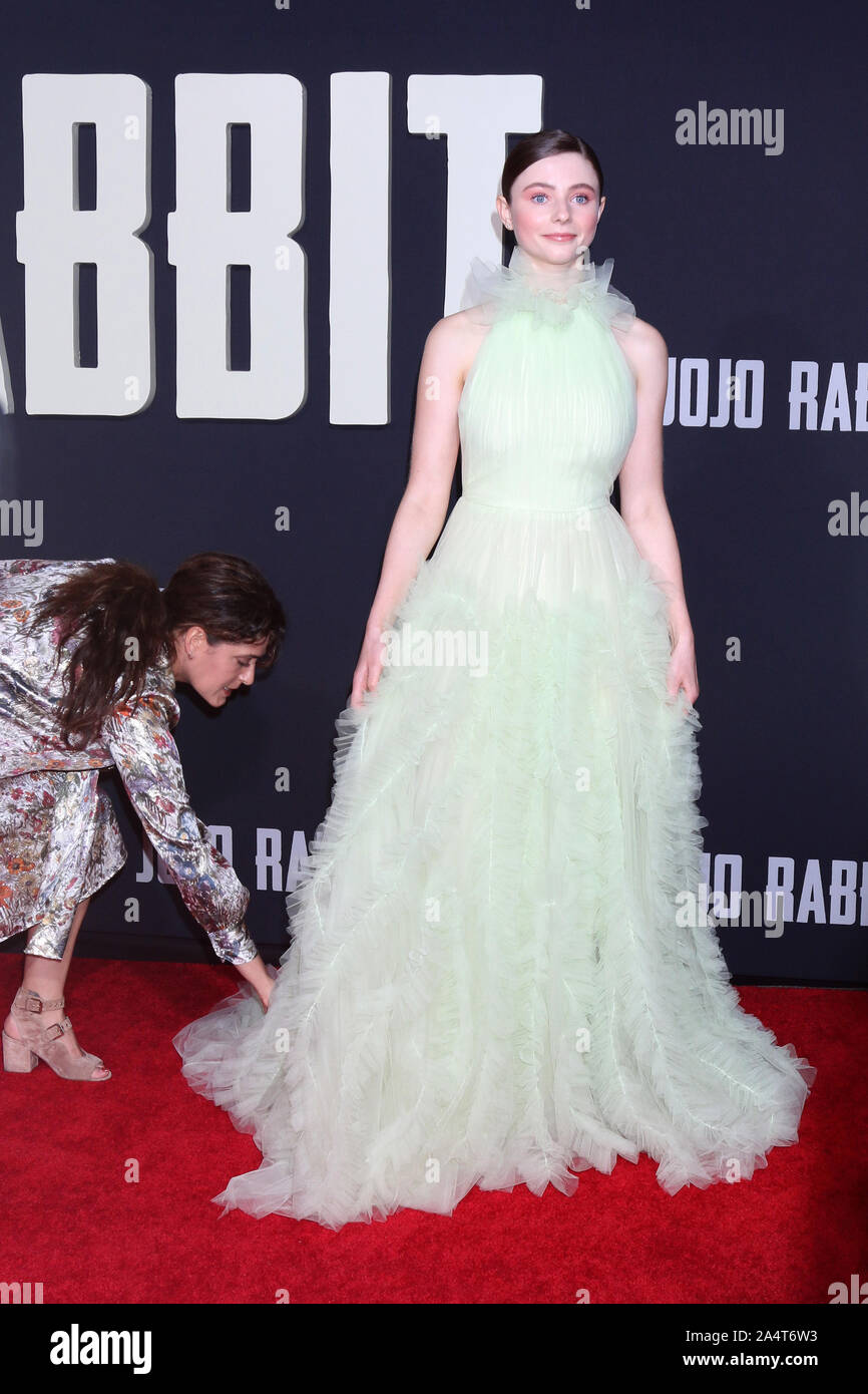 October 15, 2019, Los Angeles, CA, USA: LOS ANGELES - OCT 15: Thomasin ...