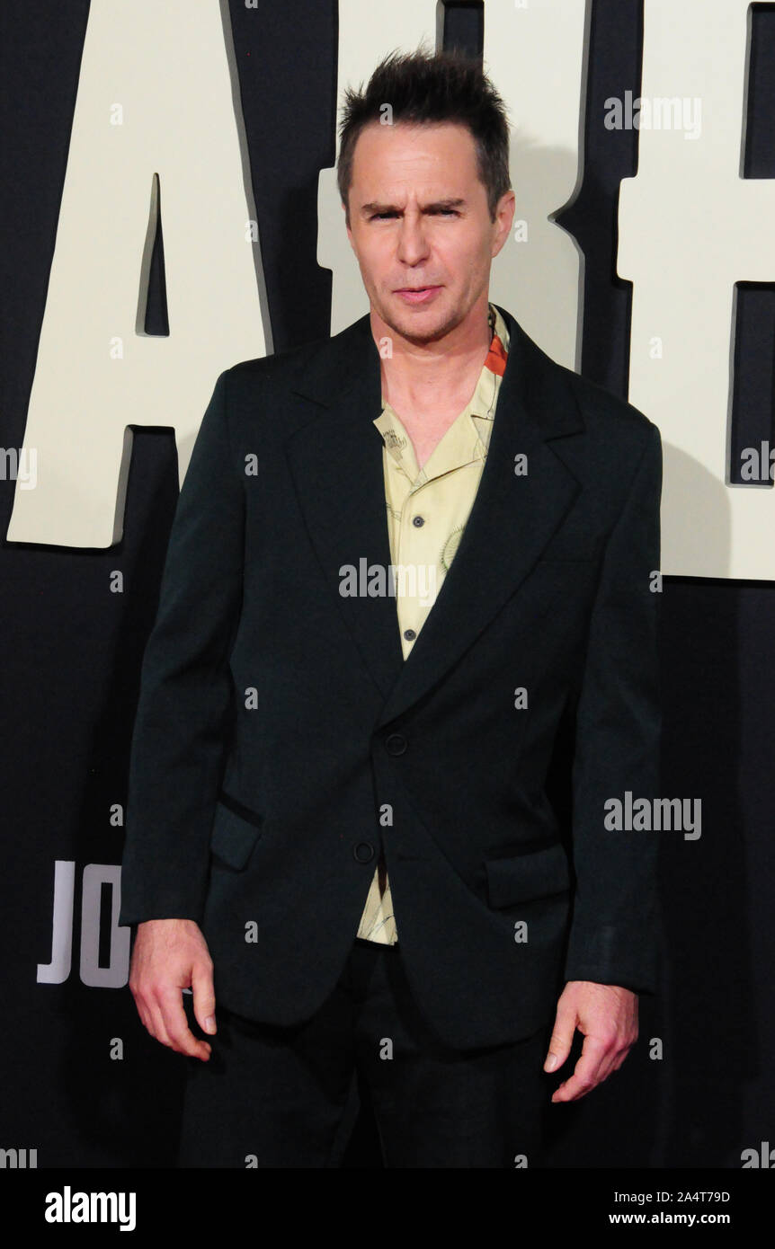 Los Angeles, California, USA 15th October 2019 Actor Sam Rockwell ...