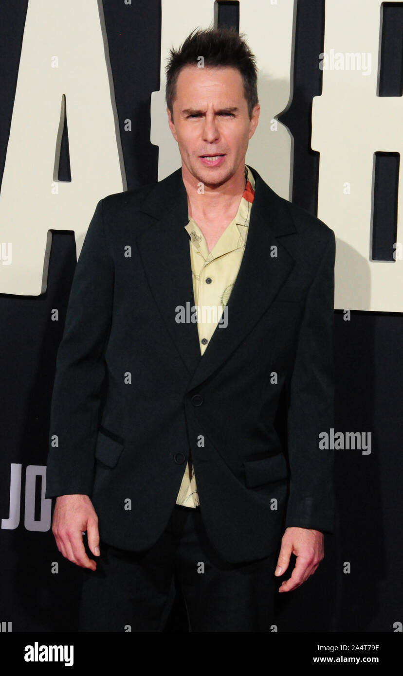 Los Angeles, California, USA 15th October 2019 Actor Sam Rockwell ...