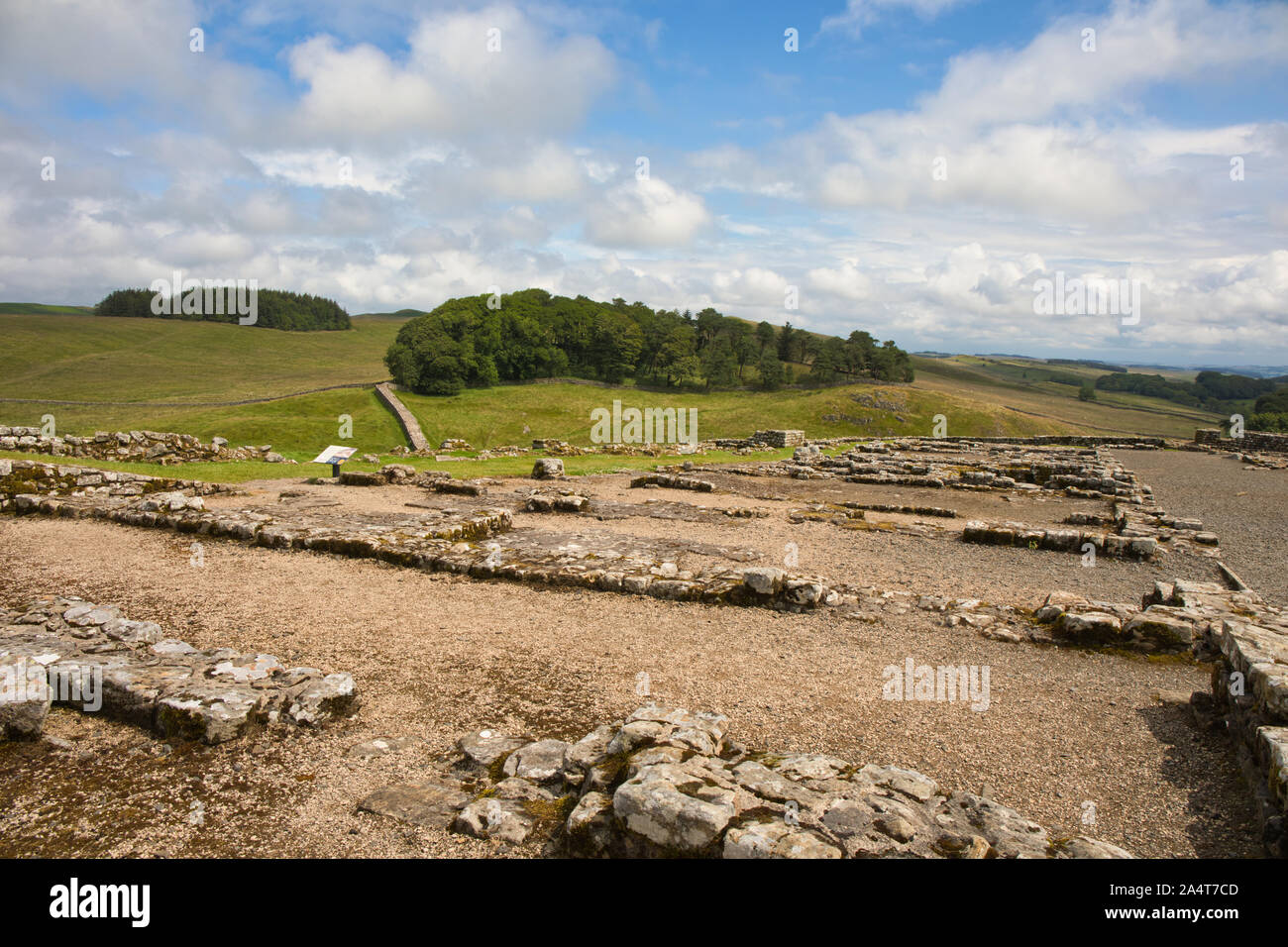 Housesteads Roman Fort an auxiliary fort on Hadrian's Wall ...