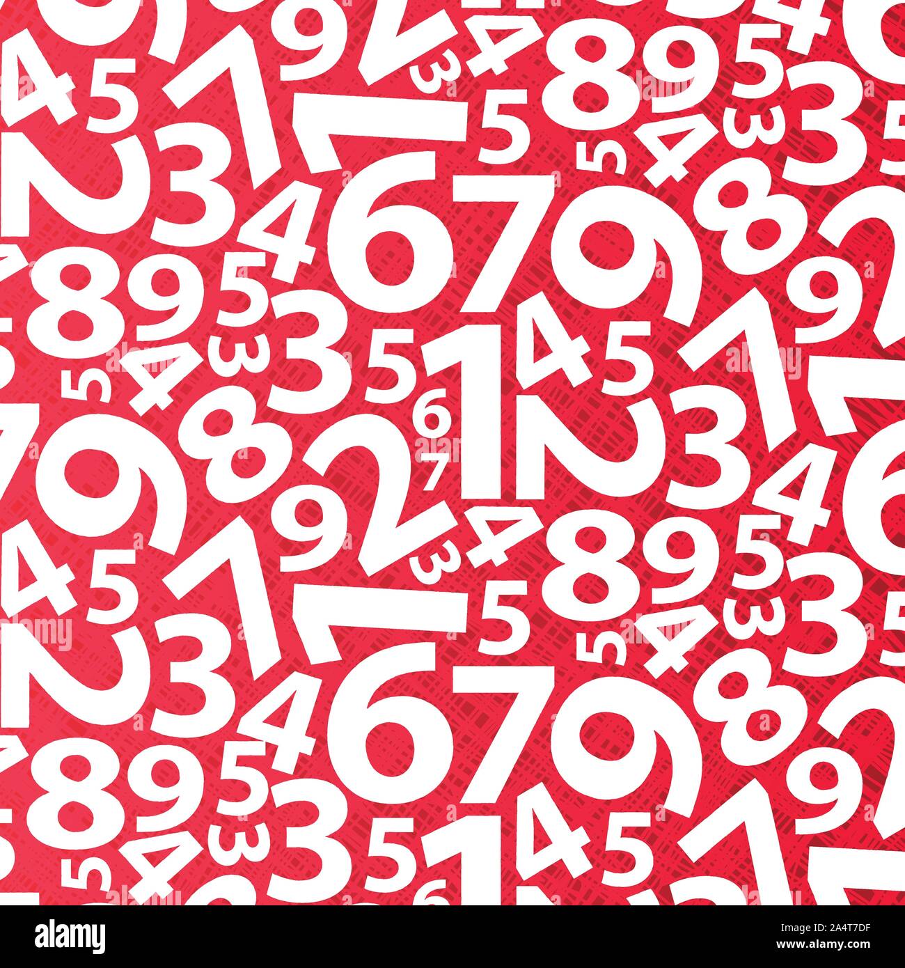 Abstract Background with Numbers Pattern Stock Vector Image & Art - Alamy