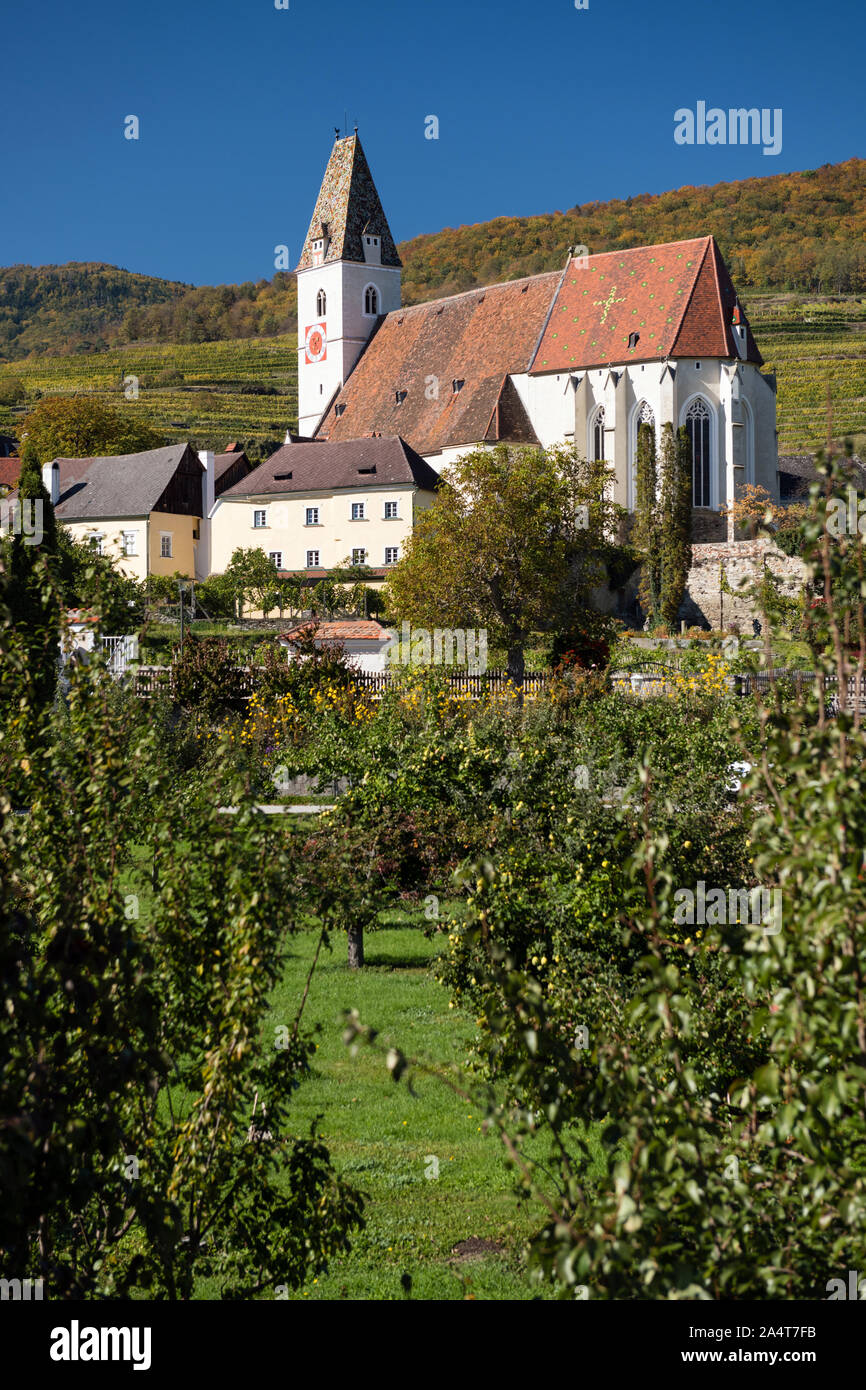Church of St. Maurice in Wachau valley, Spitz, Austria Stock Photo - Alamy