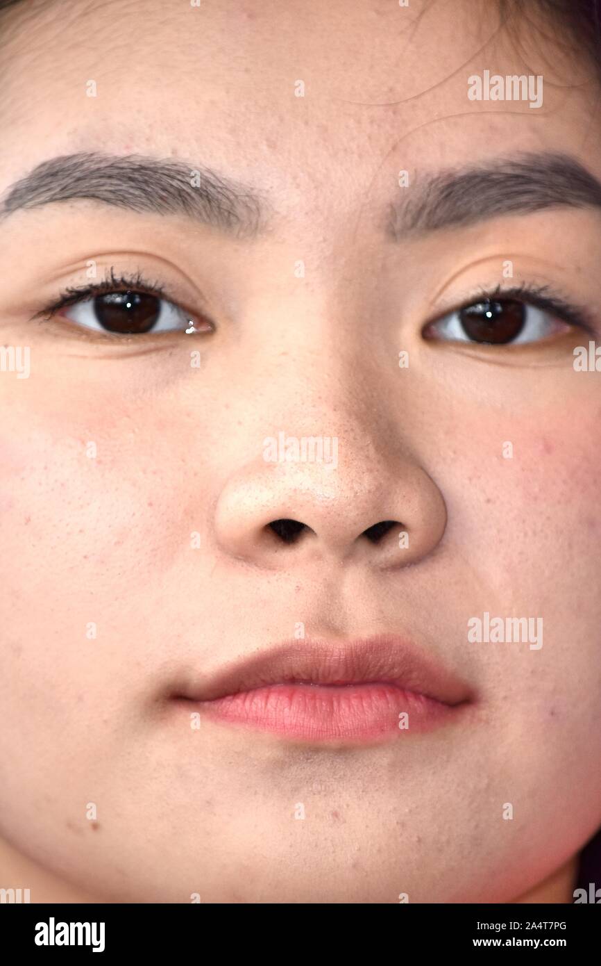 Face Of Pretty Chinese Person Stock Photo - Alamy