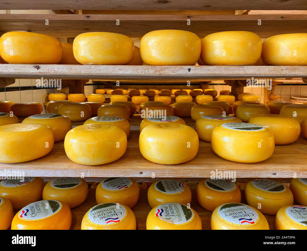 Volendam,Netherlands-October 7,2019:Cheese Factory is one of the newest ...