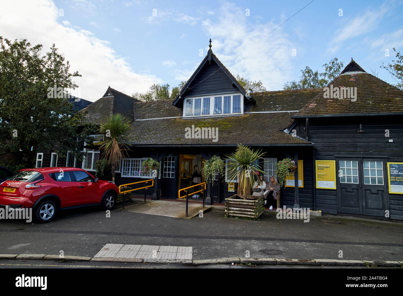 Port Sunlight railway station wirral England UK Stock Photo - Alamy