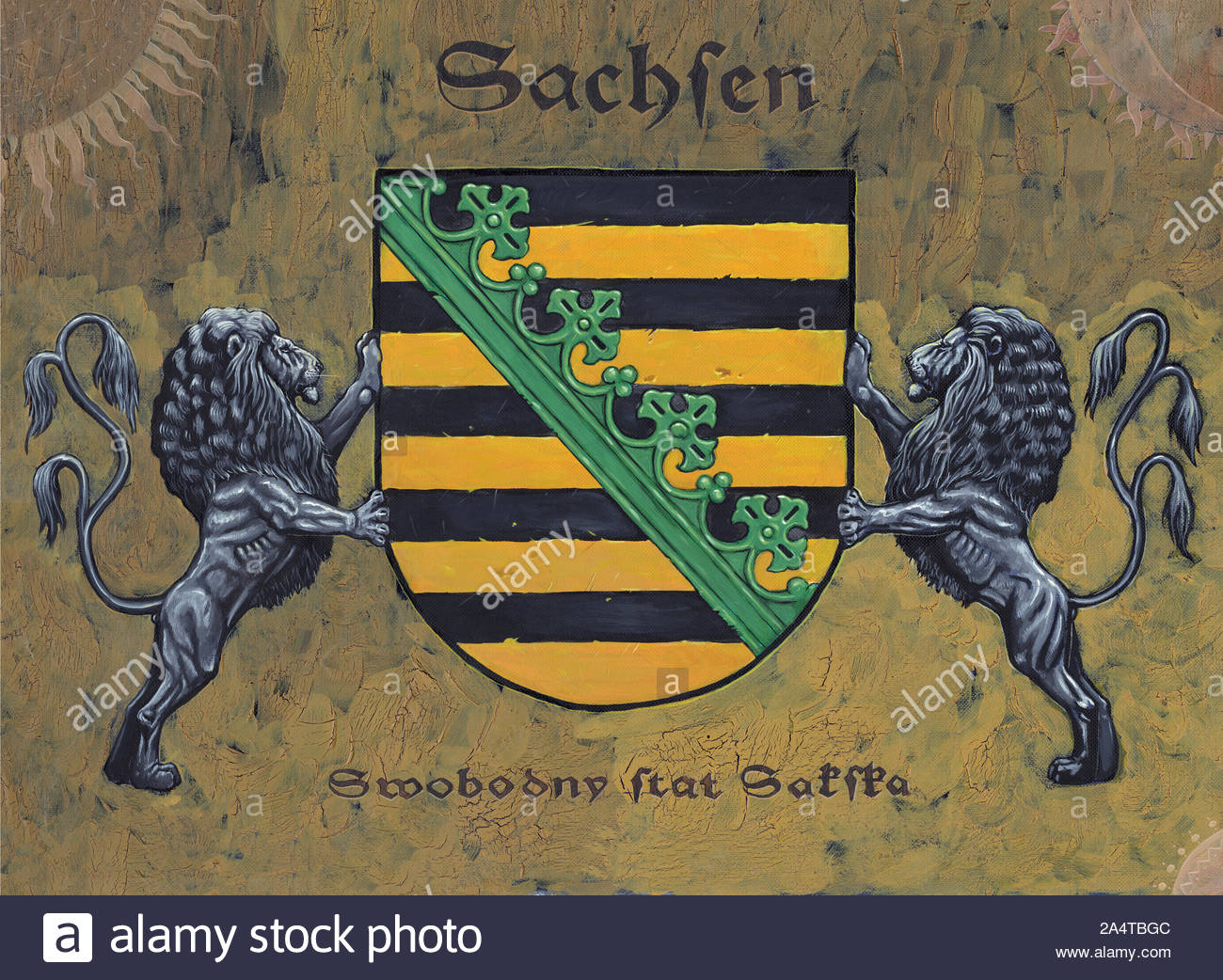 Heraldry Coat Arms Germany Kingdom High Resolution Stock Photography ...