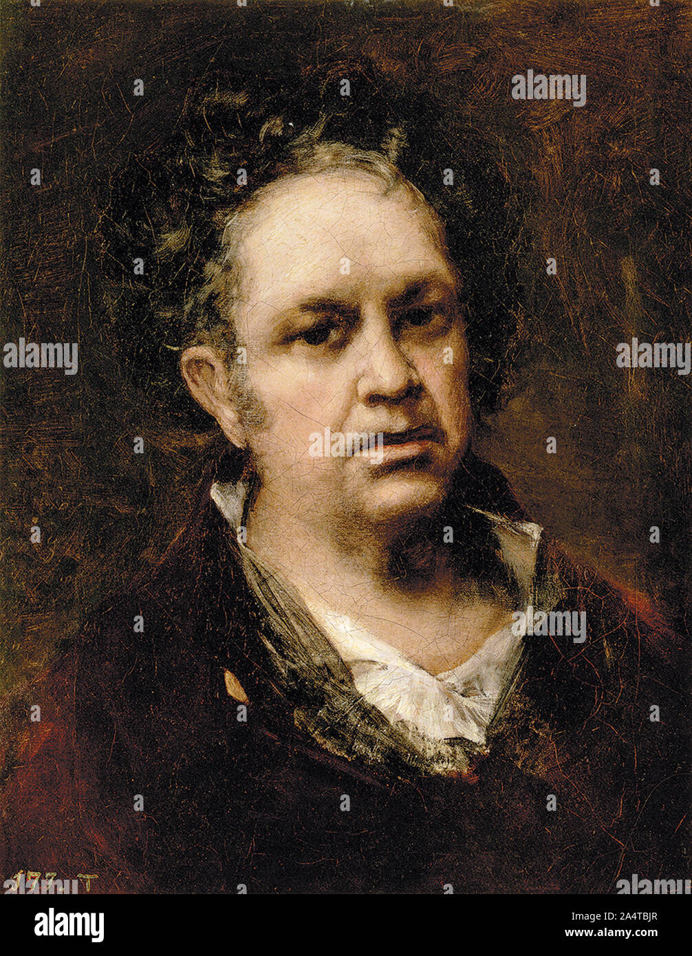 Francisco Goya: Self-Portrait, 1815 Stock Photo - Alamy