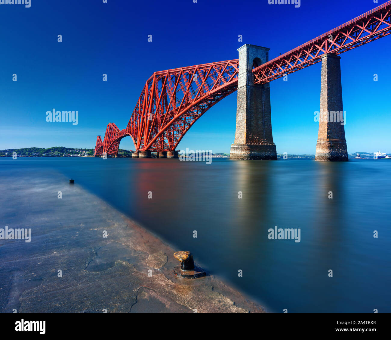Looking over the UNESCO World Heritage bridge - one of the icons of ...