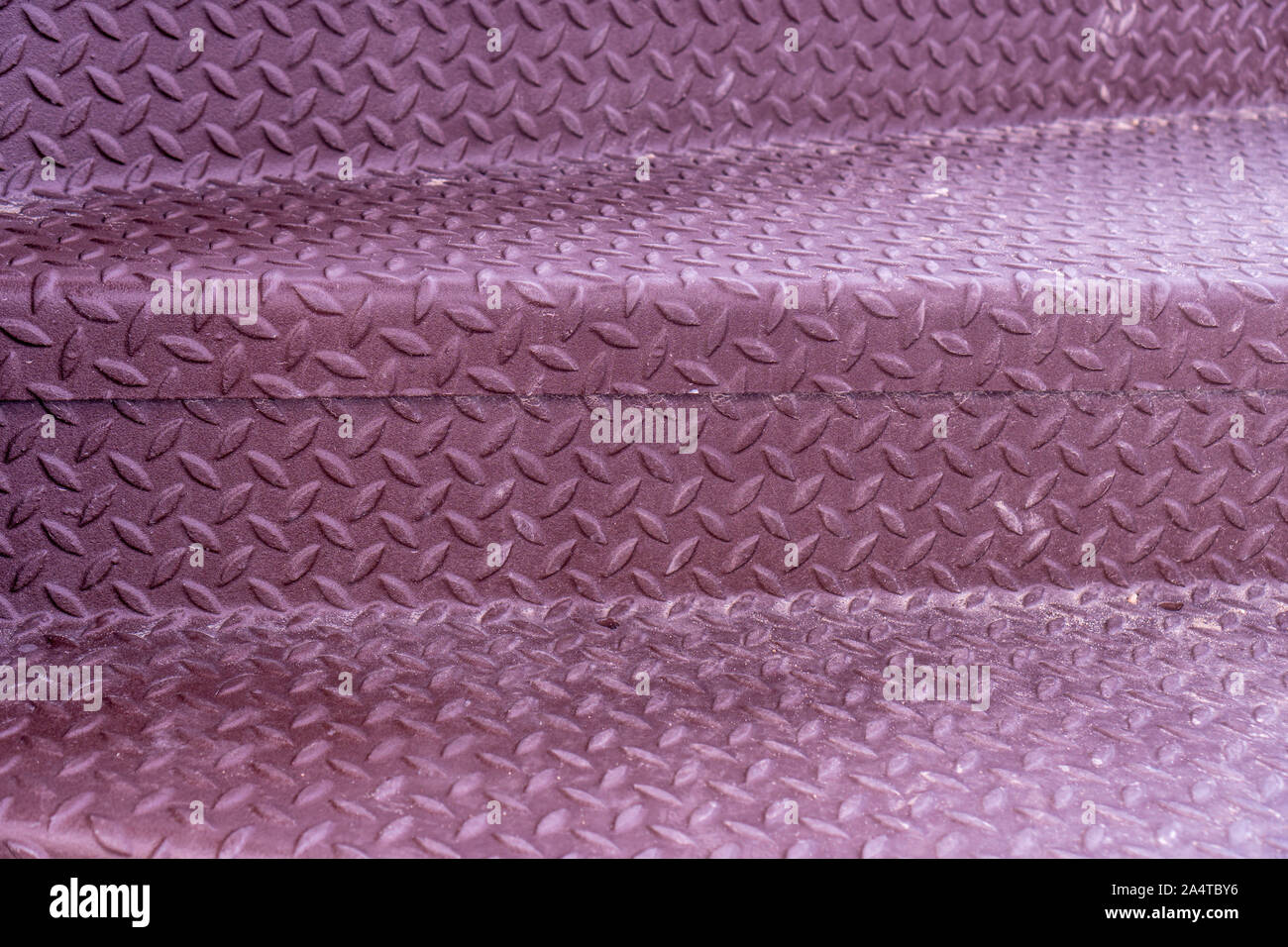 Metal steps with a brown color texture Stock Photo - Alamy