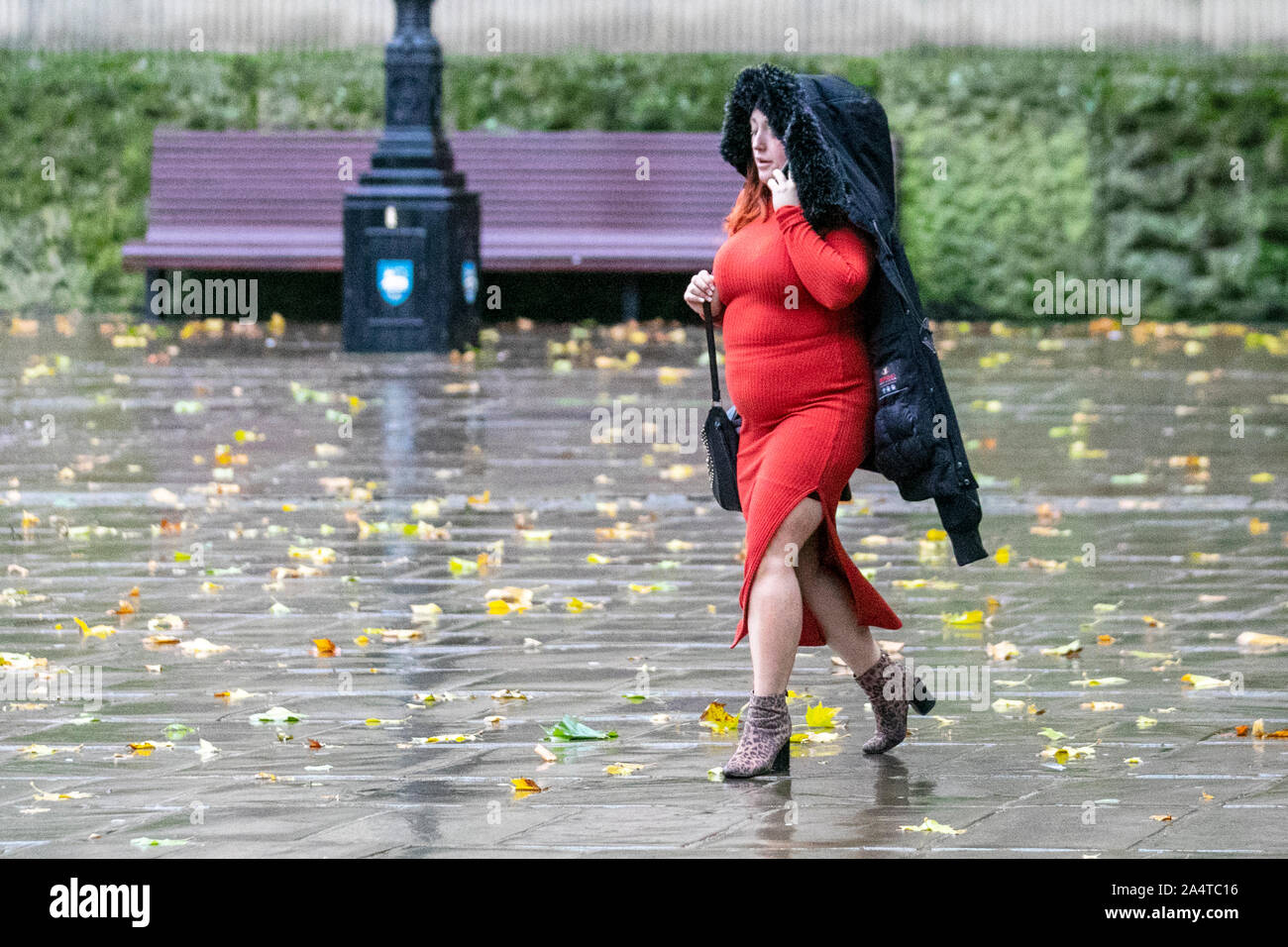 Woman in soaking wet dress hi-res stock photography and images - Alamy