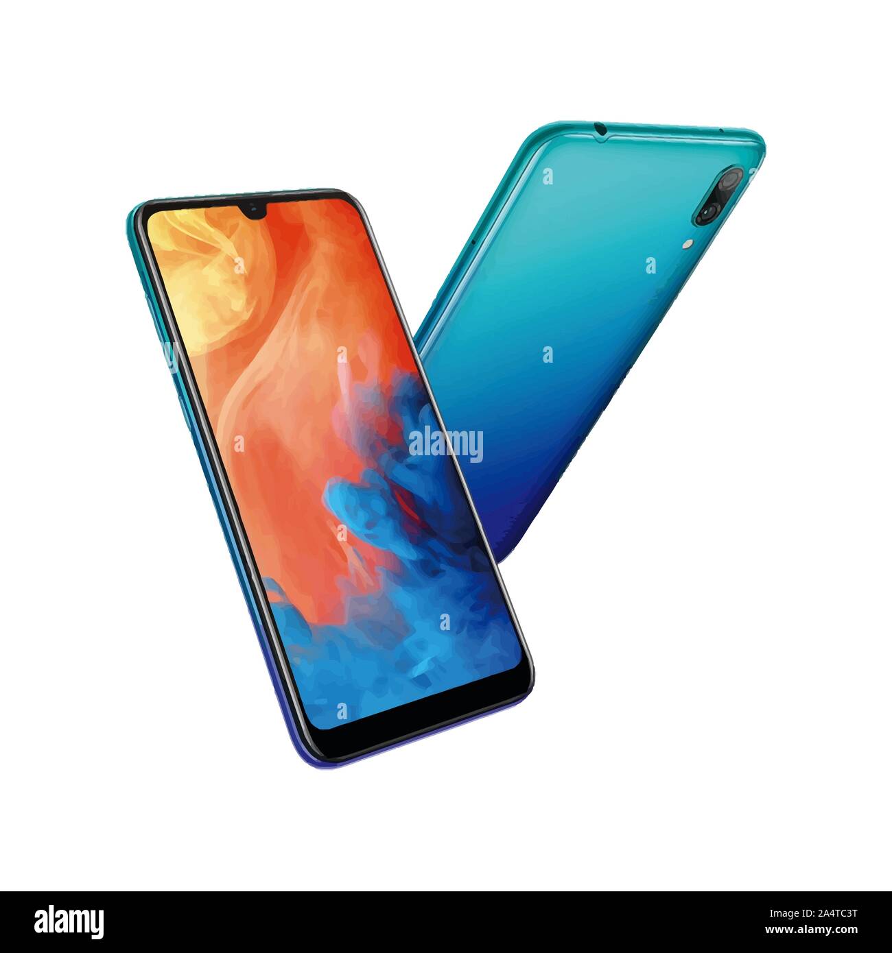 Smartphone, modern smartphone sign, vector graphics. EPS 10 Stock ...