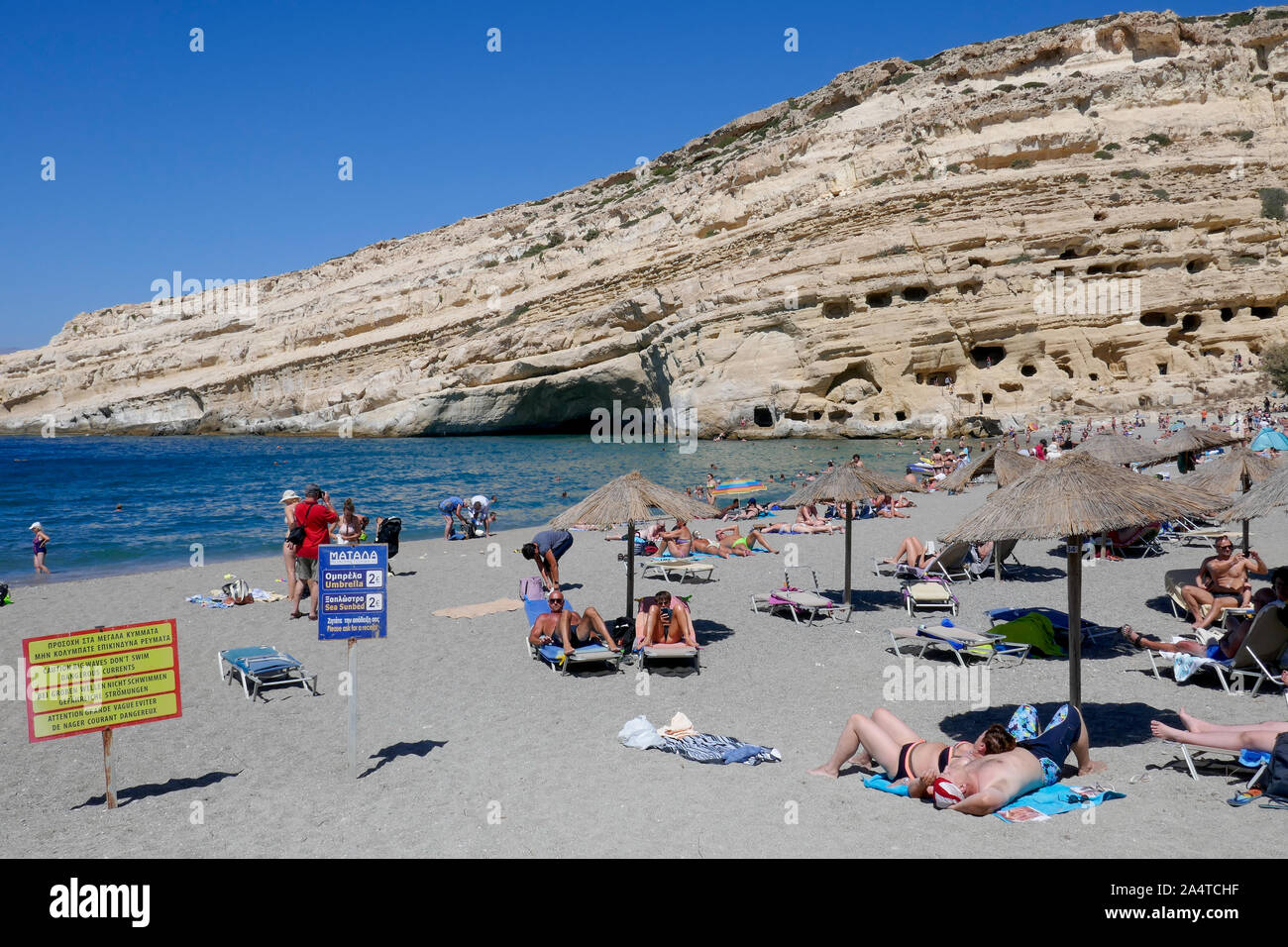 Crete greece famous beach hi-res stock photography and images - Alamy