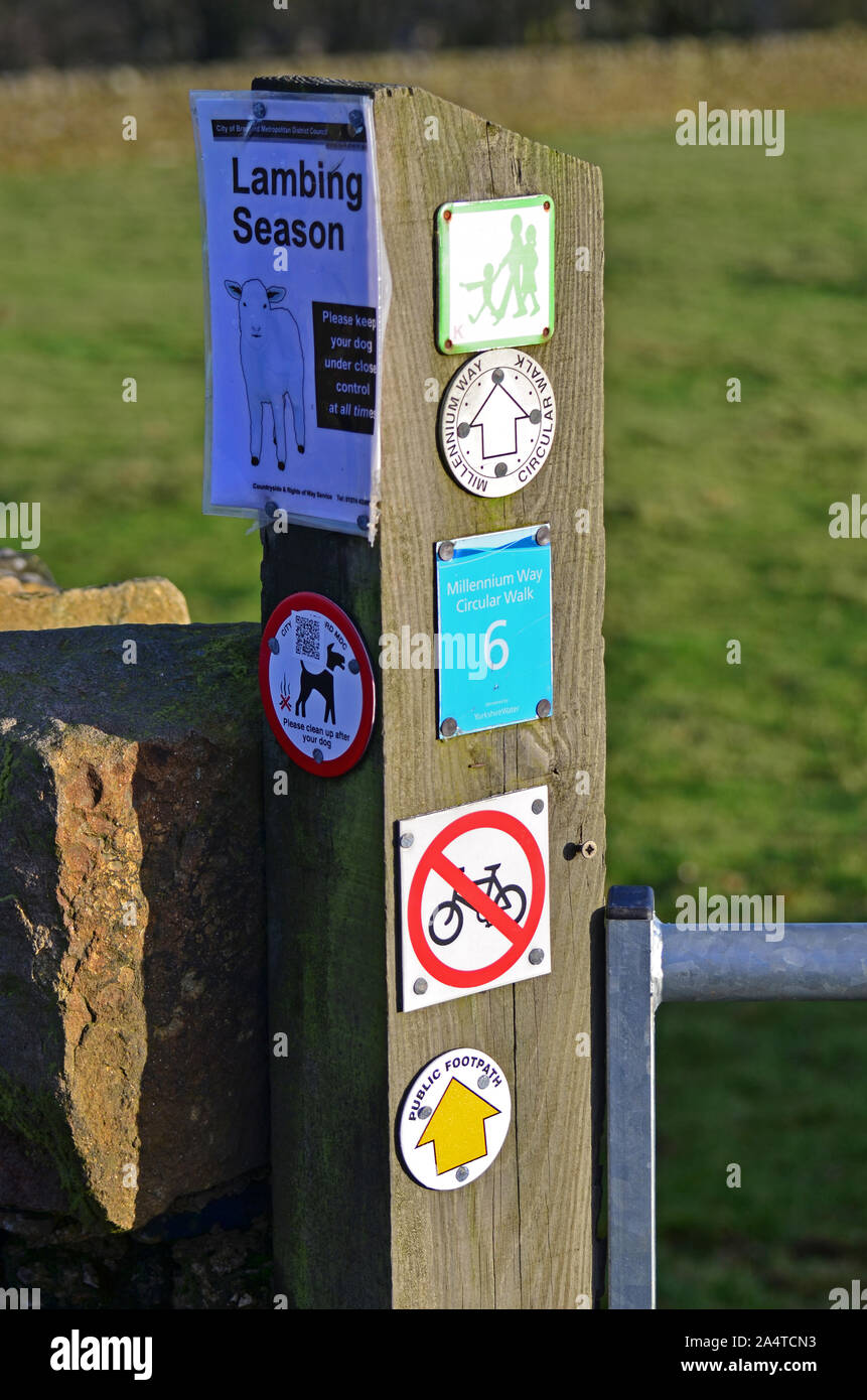 Millennium way circular walk hi-res stock photography and images - Alamy