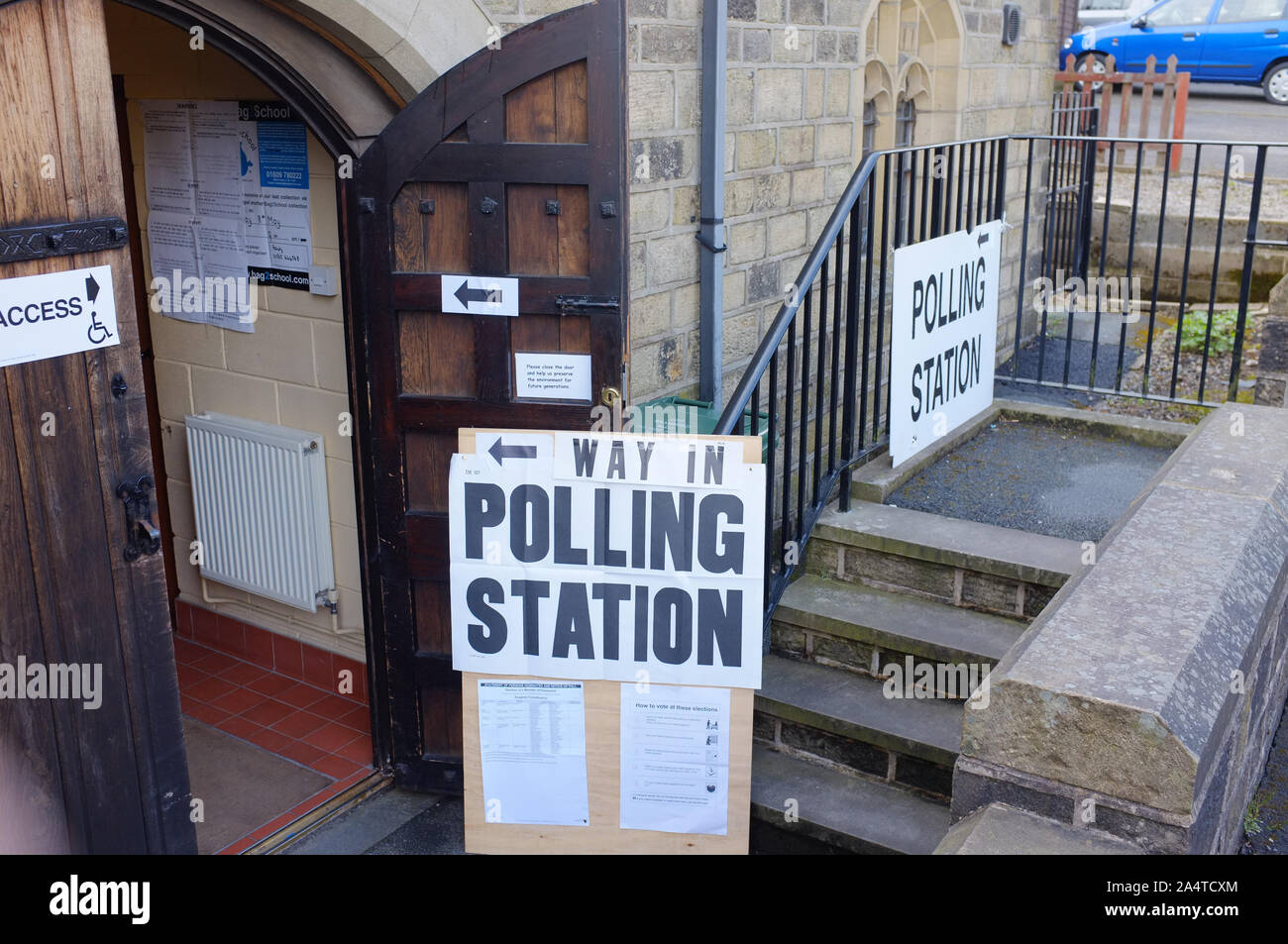 Polling station steps hi-res stock photography and images - Alamy