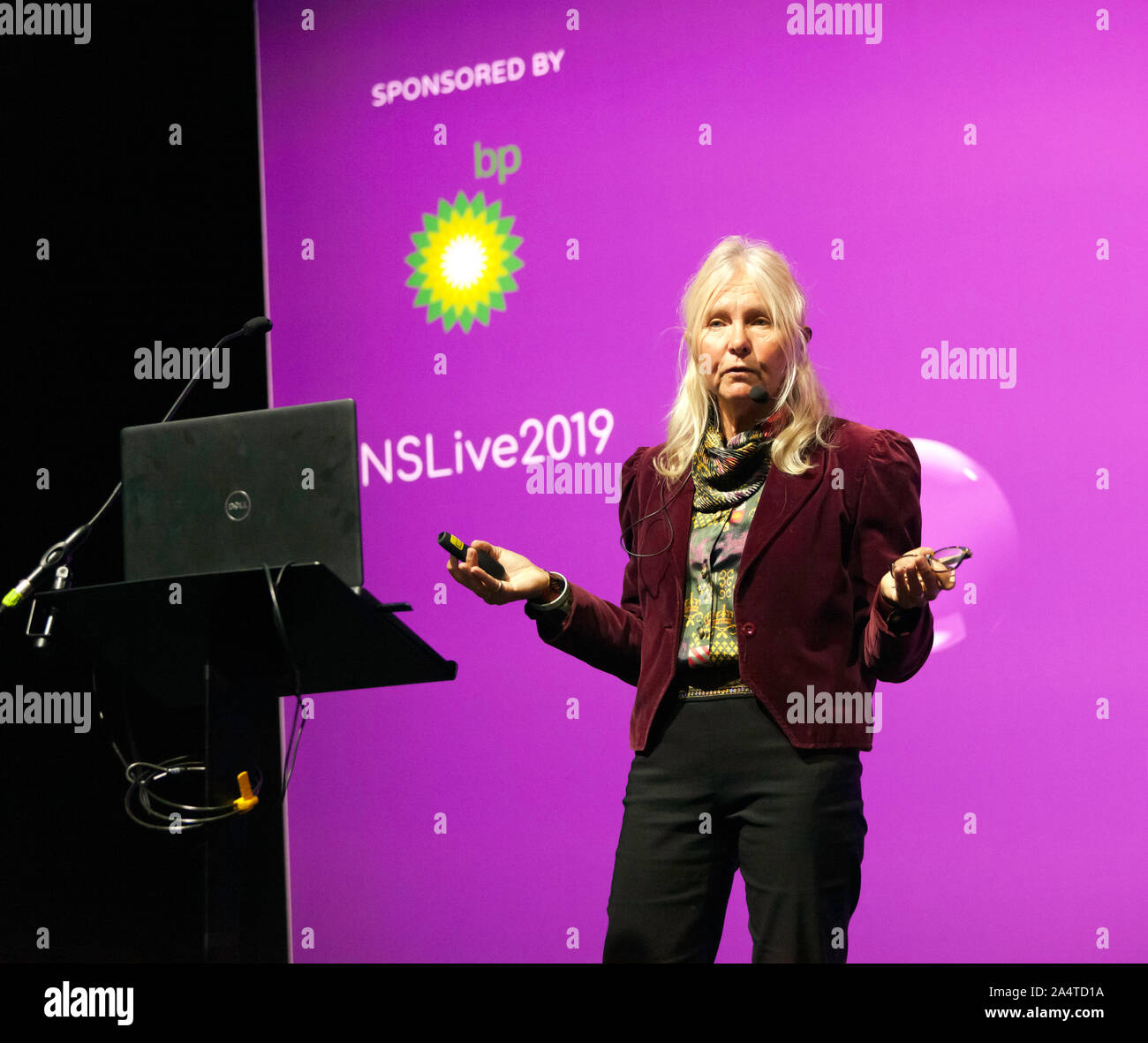 Alexzandra Hildred, Head of research at the Mary Rose Trust, talking ...