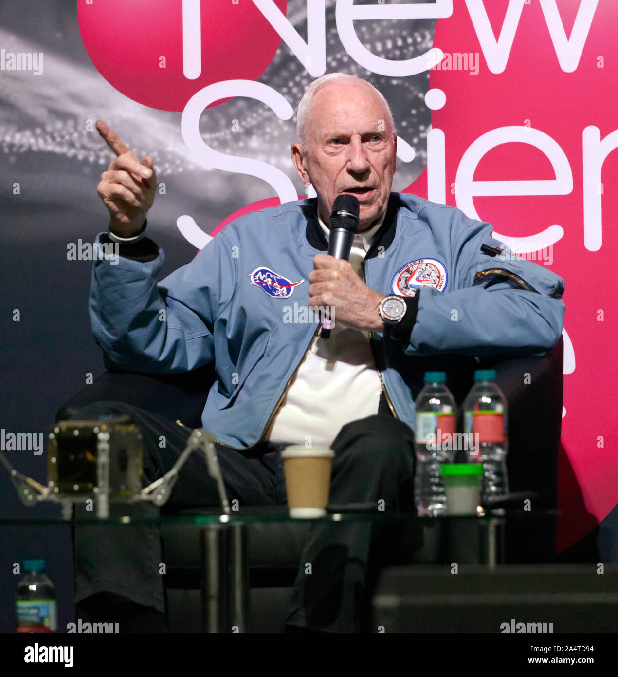 Al Worden, Apollo 15 astronaut discussing Moon exploration: past ...