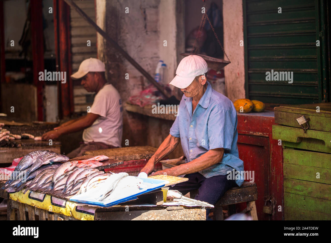 Bazurto Market in Cartagena de Indias, Colombia Stock Photo - Alamy