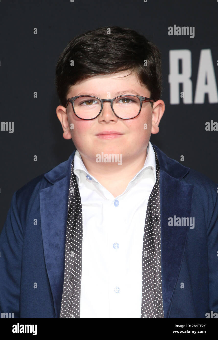 Los Angeles, Ca. 15th Oct, 2019. Archie Yates, at Premiere Of Fox ...