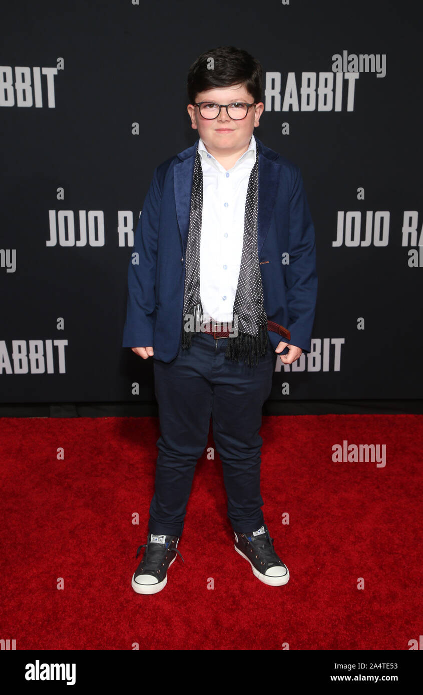 Los Angeles, Ca. 15th Oct, 2019. Archie Yates, at Premiere Of Fox ...