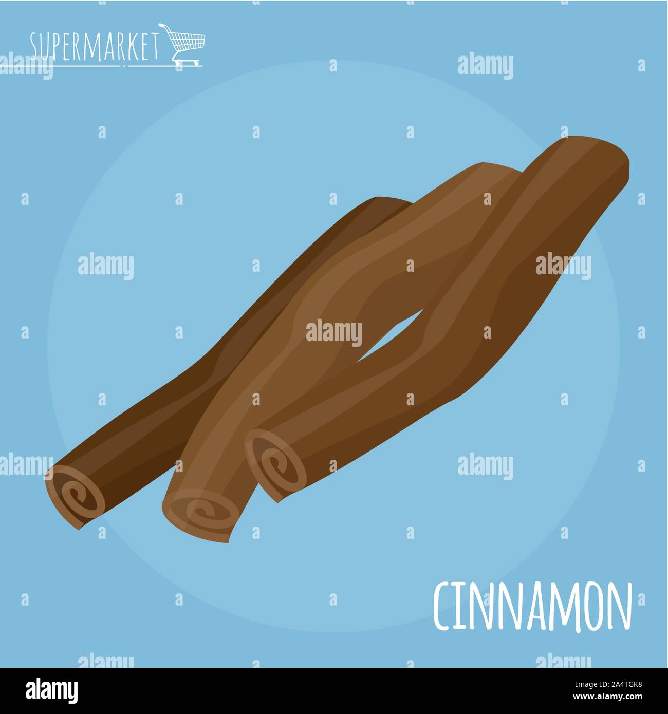Cinnamon flat design vector icon Stock Vector Image & Art - Alamy Cinnamon flat design vector icon Stock Vector Image & Art - Alamy