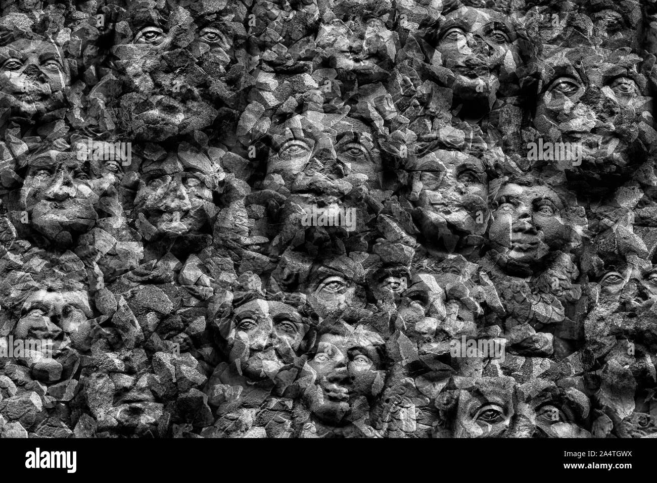 Angel evil concept Black and White Stock Photos & Images - Alamy