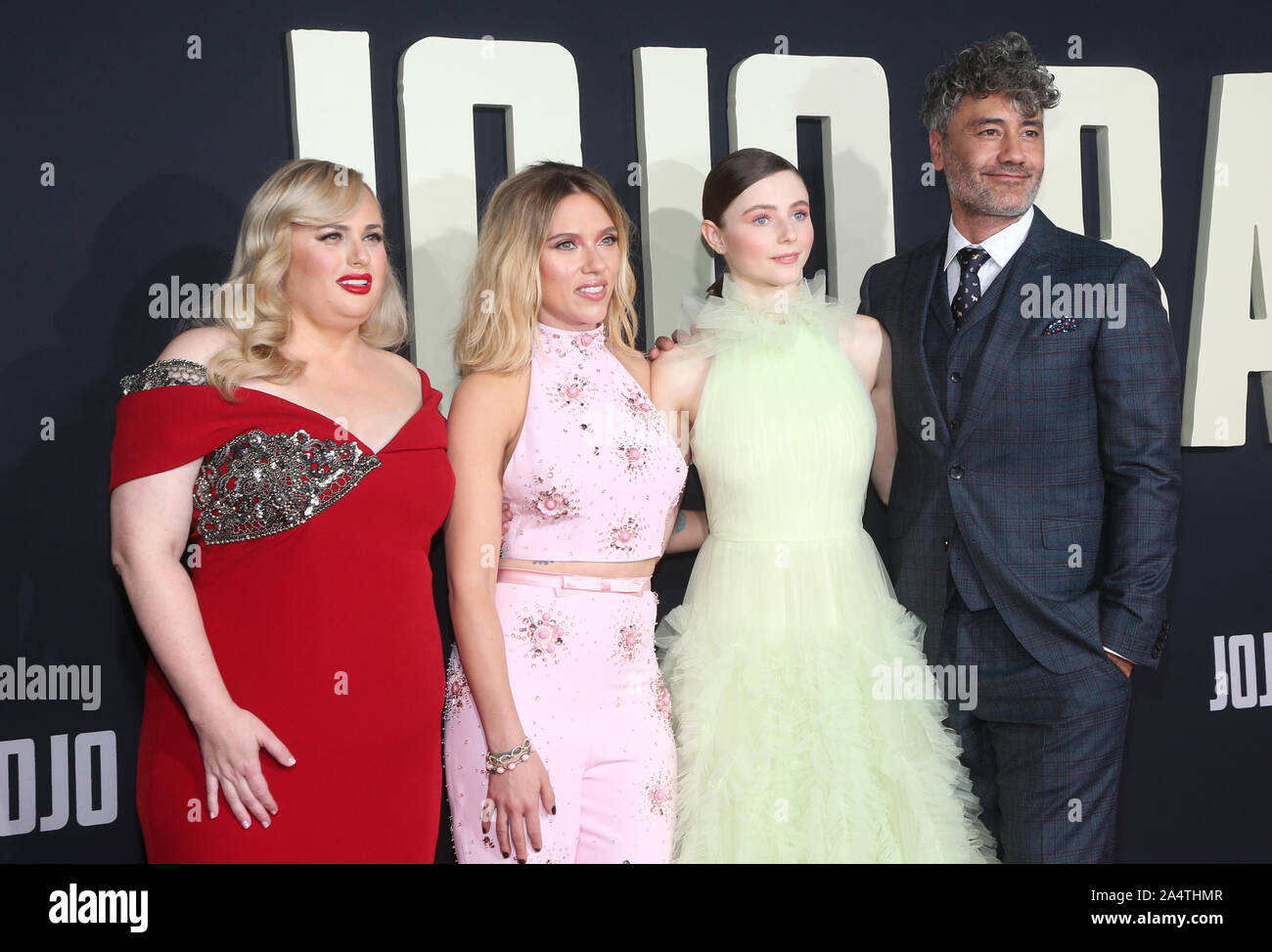 Los Angeles, Ca. 15th Oct, 2019. Rebel Wilson, Scarlett Johansson ...