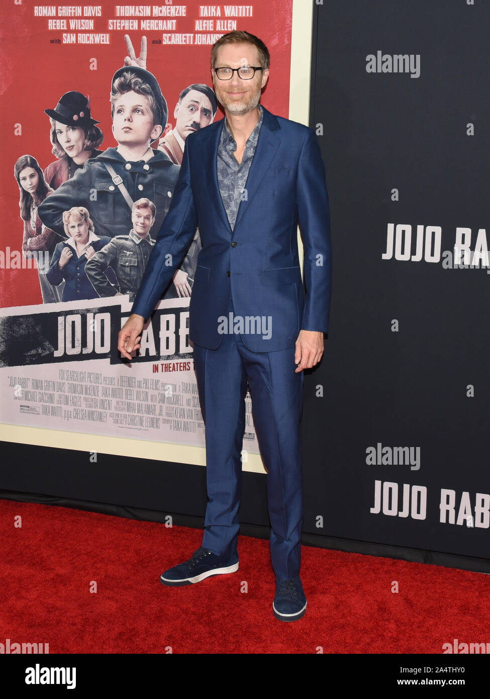 October 15, 2019, Hollywood, California, USA: Stephen Merchant attends ...