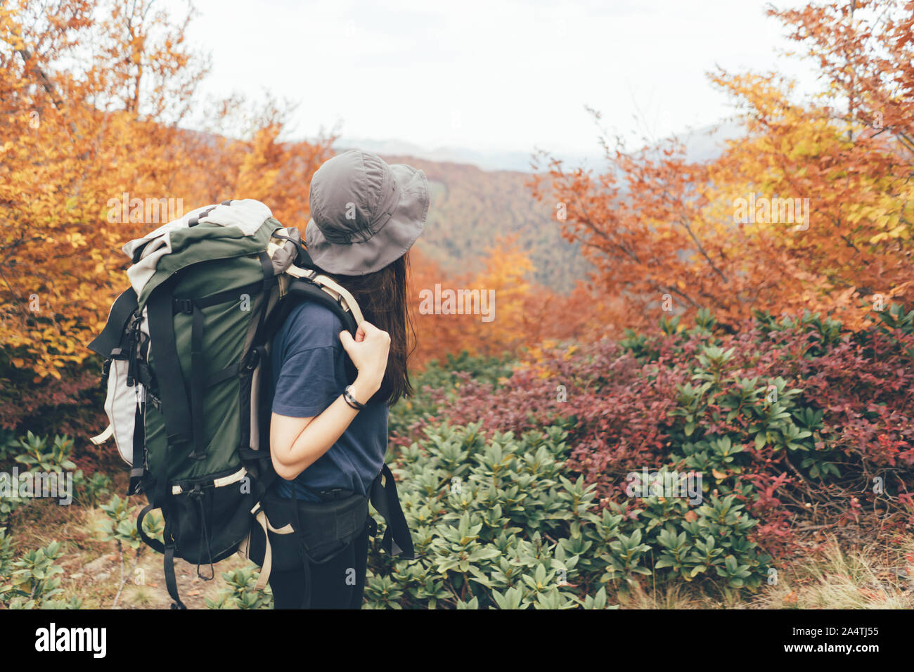 Heavy backpack hi-res stock photography and images - Alamy