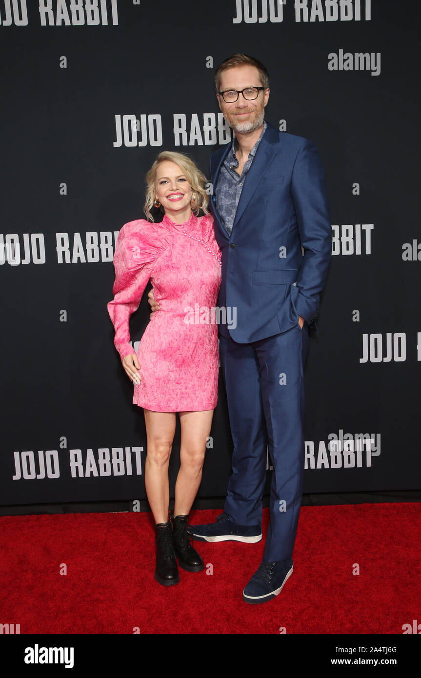 Los Angeles, Ca. 15th Oct, 2019. Stephen Merchant, Mircea Monroe, at ...