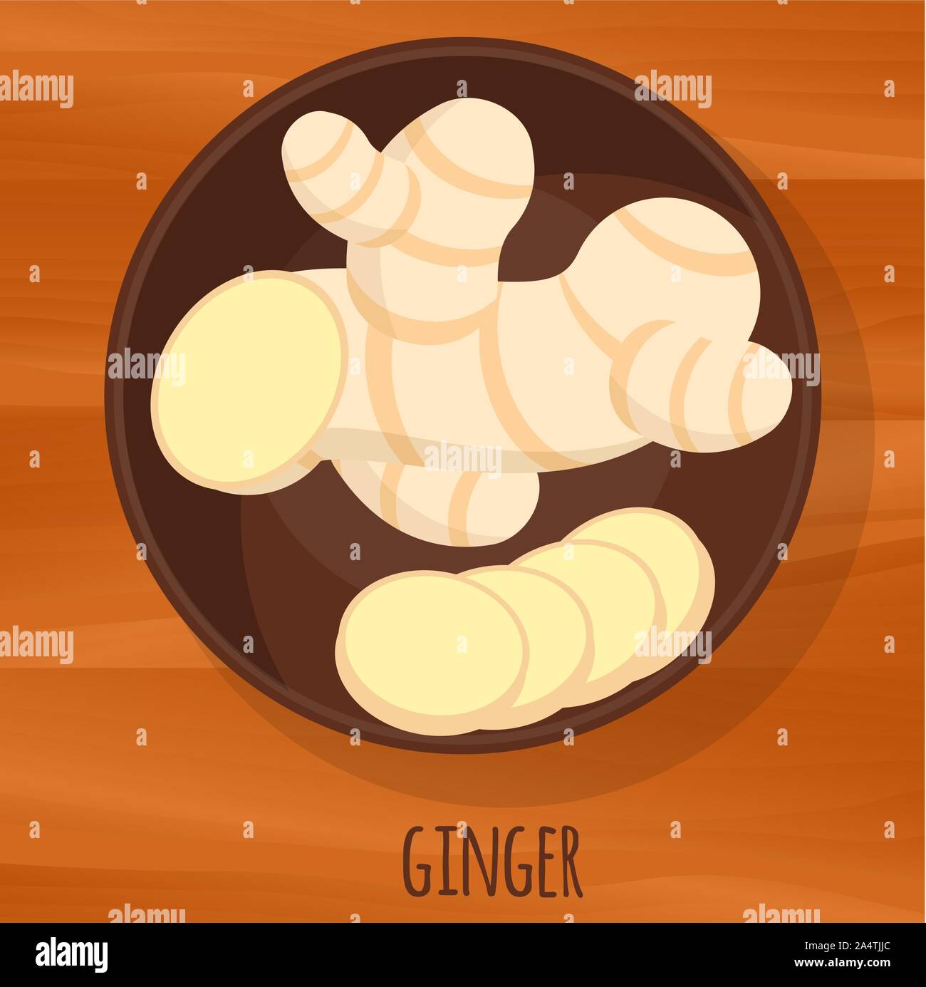 Ginger vector icon Stock Vector Image & Art - Alamy
