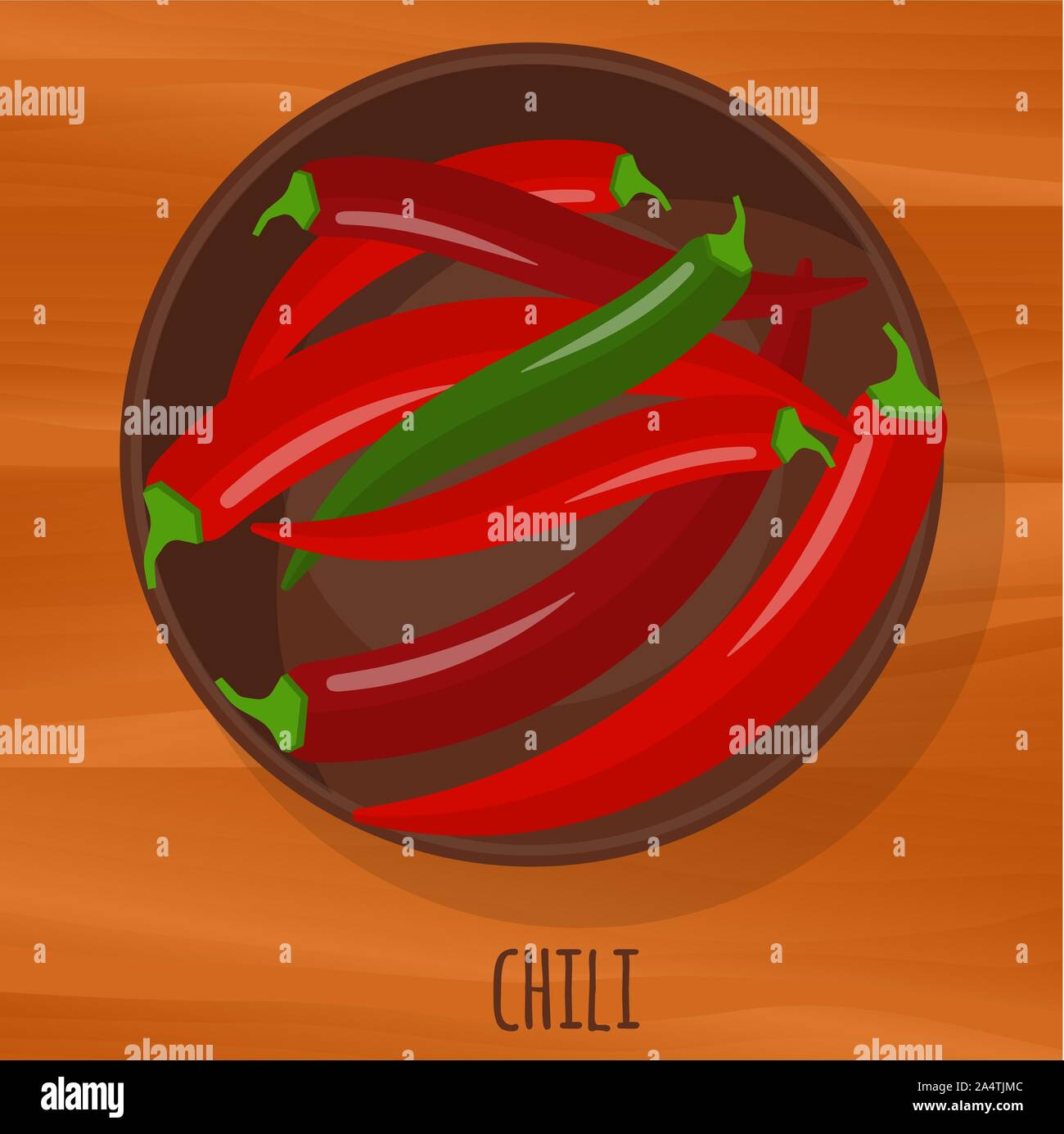 Eating chile Stock Vector Images - Alamy