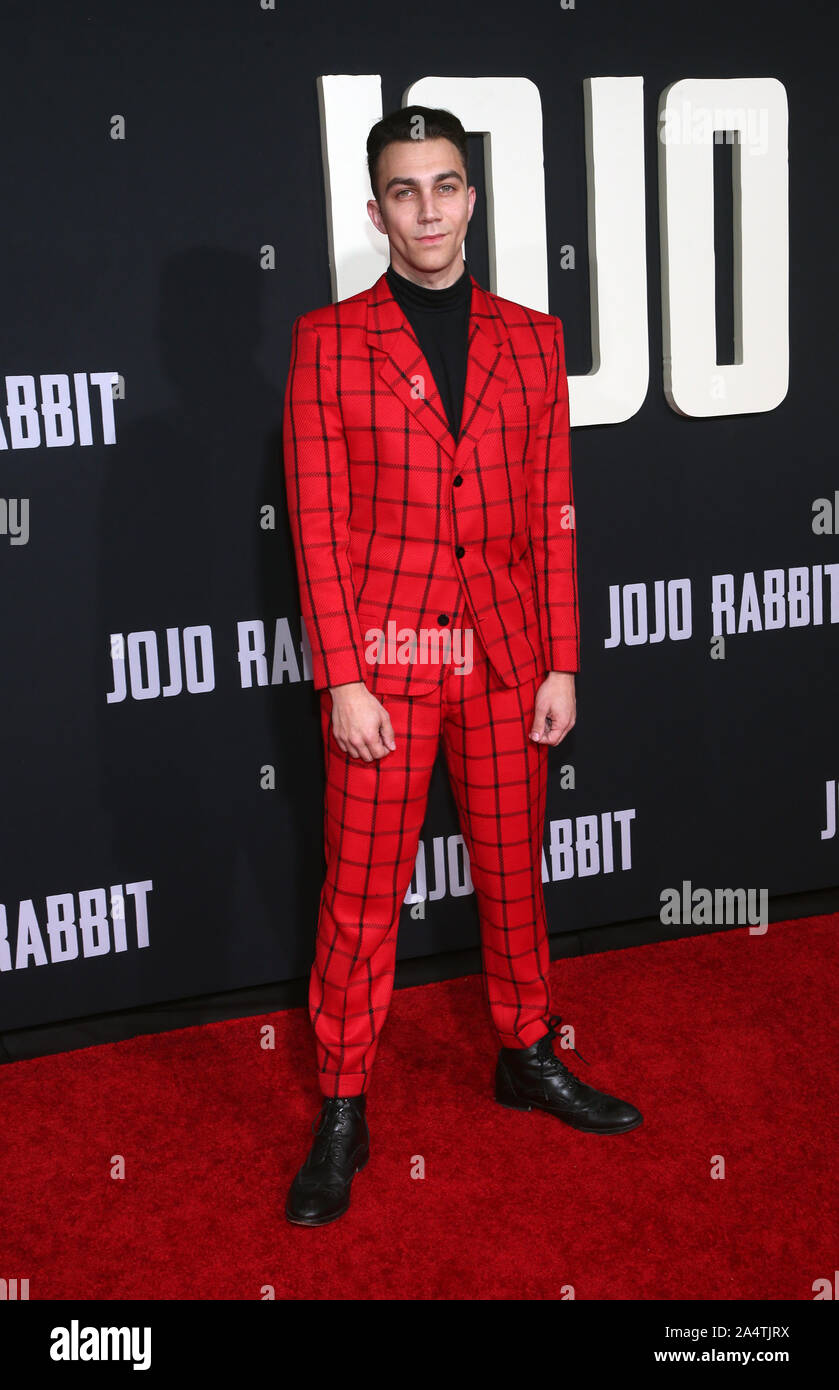 Los Angeles, Ca. 15th Oct, 2019. Luke Brandon Field, at Premiere Of Fox ...