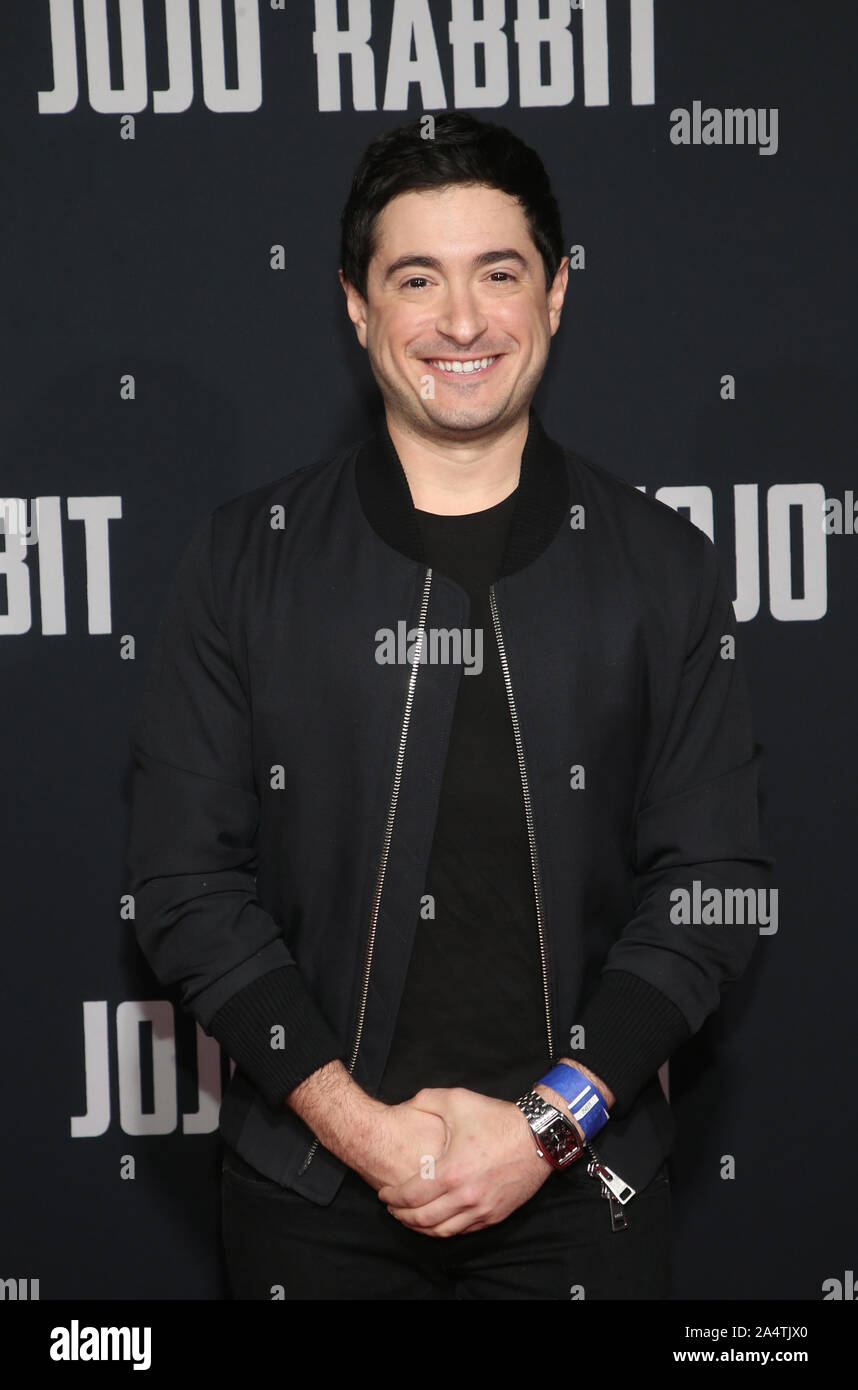 Los Angeles, Ca. 15th Oct, 2019. Jason Fuchs, at Premiere Of Fox ...