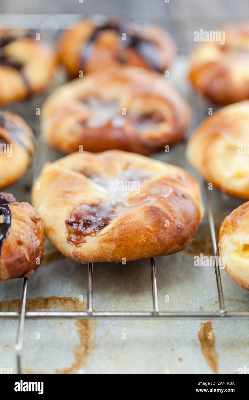 Homemade sweet buns - better than from bakery Stock Photo - Alamy