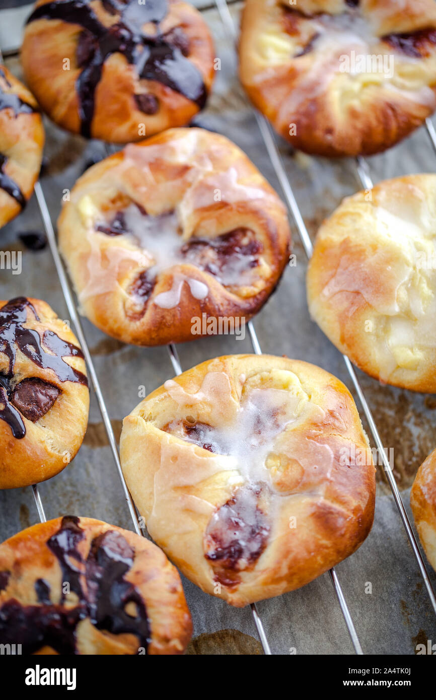 Homemade sweet buns - better than from bakery Stock Photo - Alamy