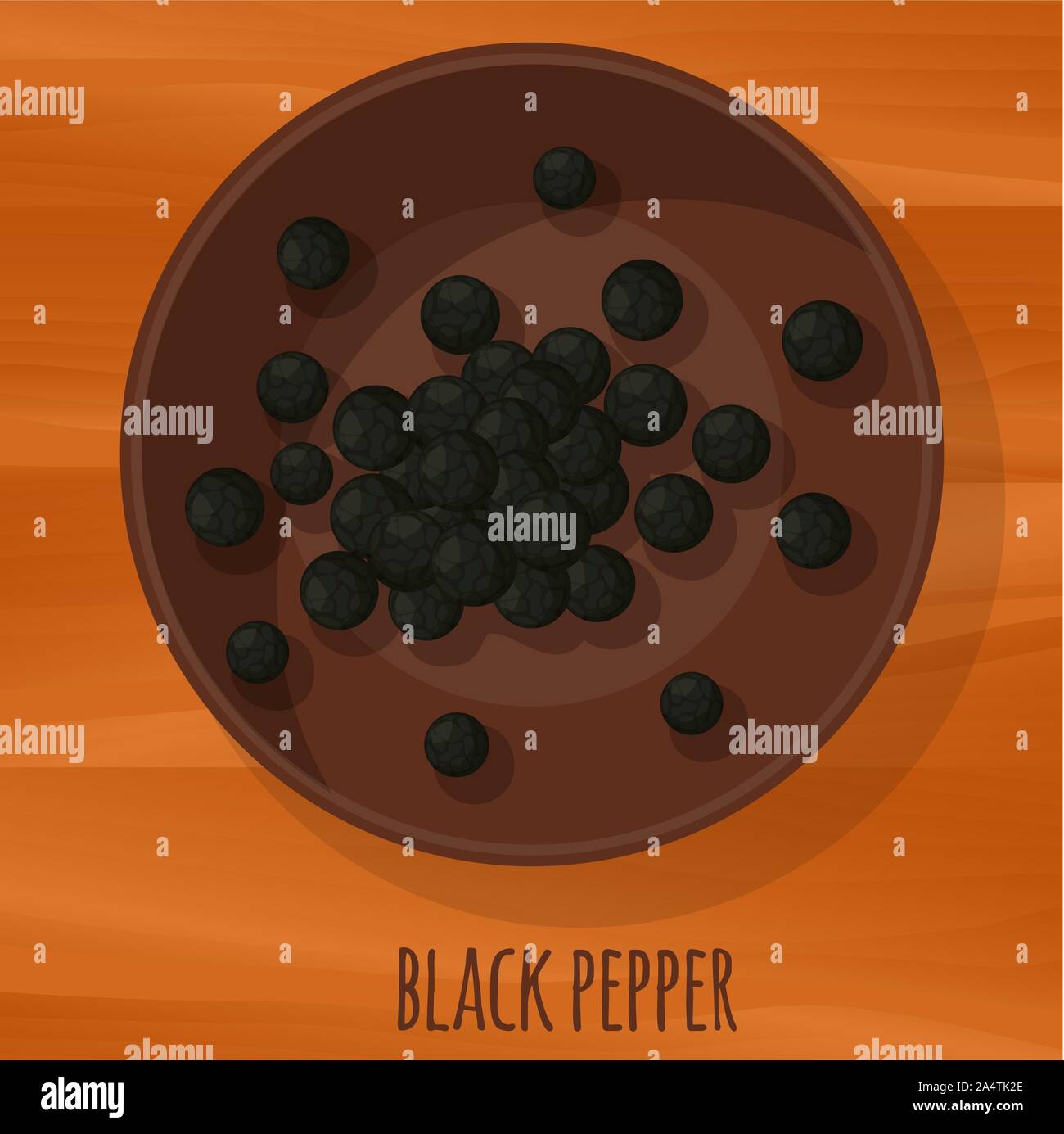 Black pepper vector icon Stock Vector Image & Art - Alamy